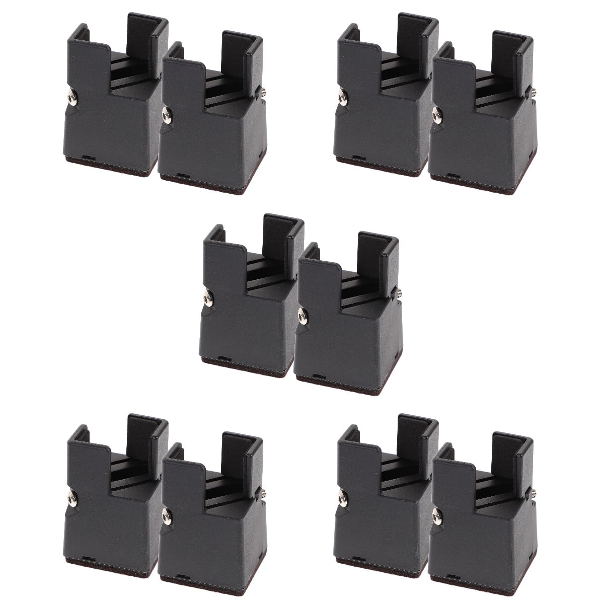 Hemoton 10 pcs Adjustable Bed Risers Furniture Lift Furniture Risers ...