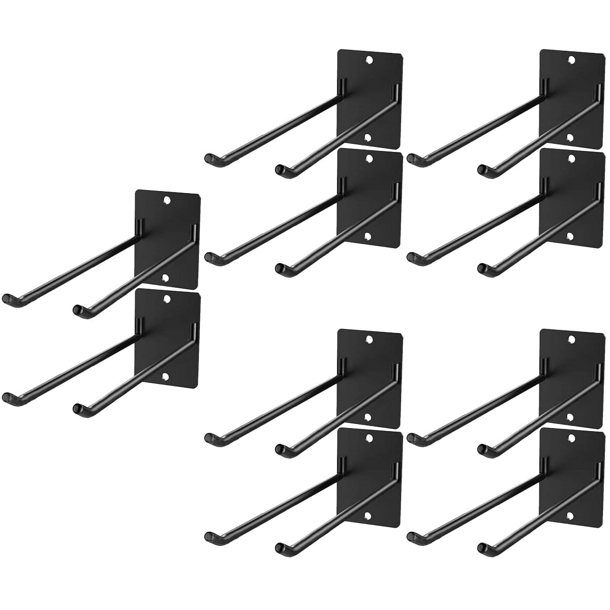 Hemoton 10 pcs Broom Holder Garden Tool Organizer Iron Rake Mop Holder ...