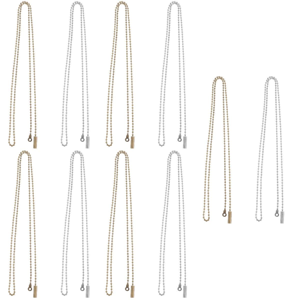 Hemoton 10 pcs Ceiling Fan Pull Chain Pull Chain Pendant Extension ...