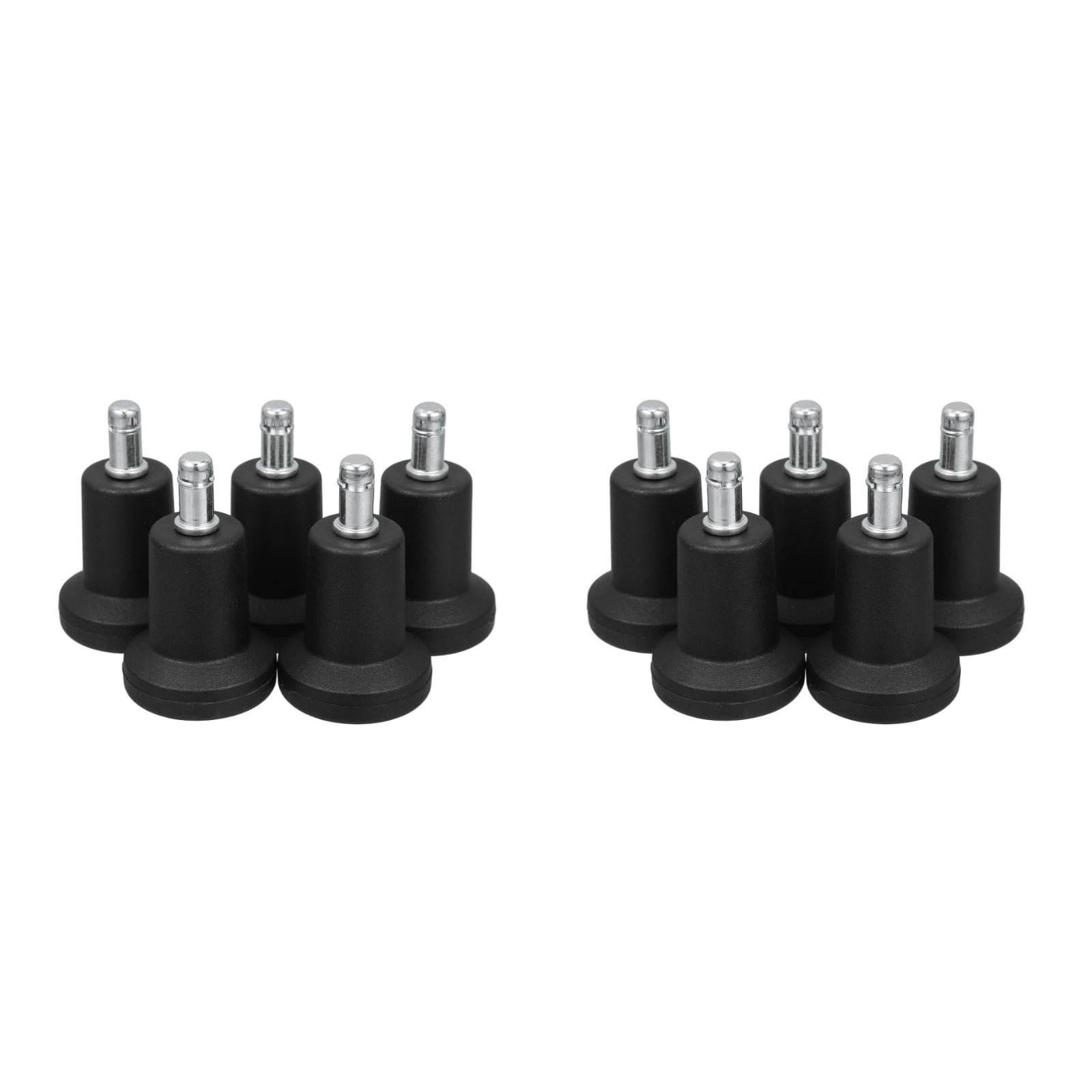 Hemoton 10 pcs Desk Chair Wheels Chair Casters Chair Leg Pads Bell ...