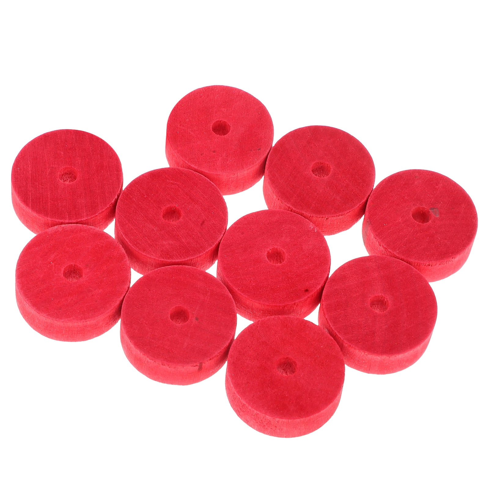 Hemoton 10 pcs Craft Wheels Wooden Toy Wheels DIY Car Toys Wooden ...