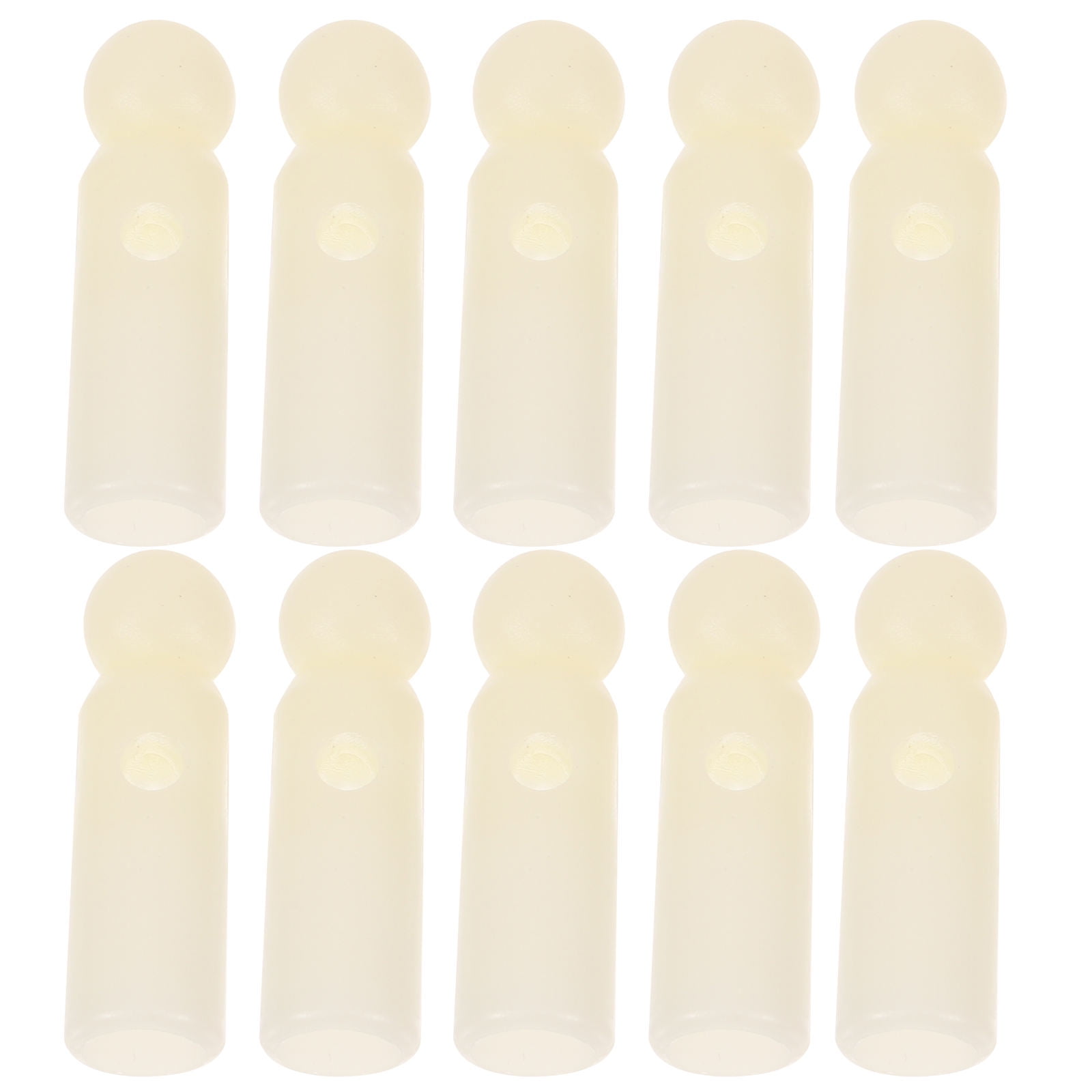 HEMOTON White Plastic Umbrella Bone Covers for Repair and Replacement ...