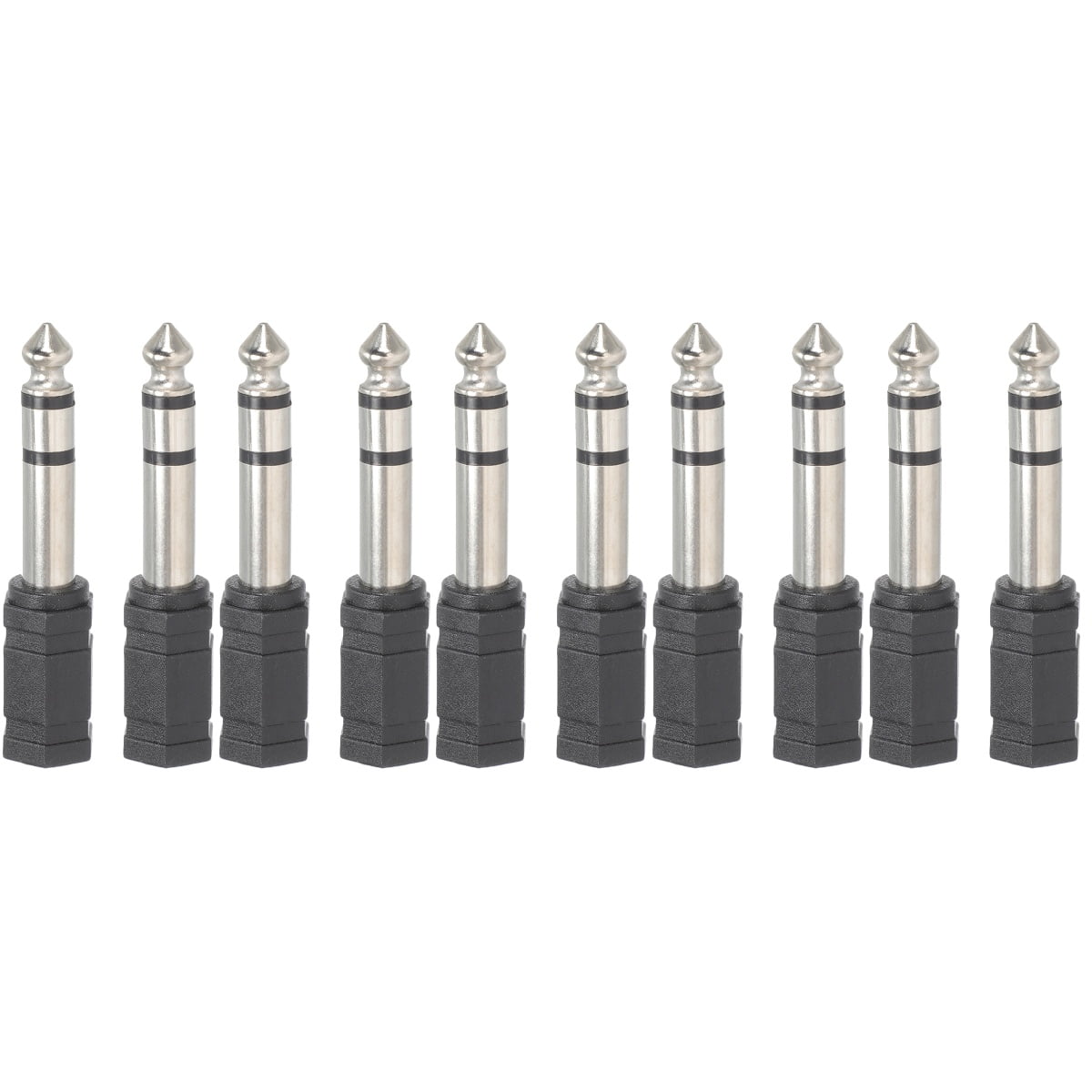 Hemoton 10 pcs Headphone Jack Adapter Instrument Converter 6.35mm To 3 ...