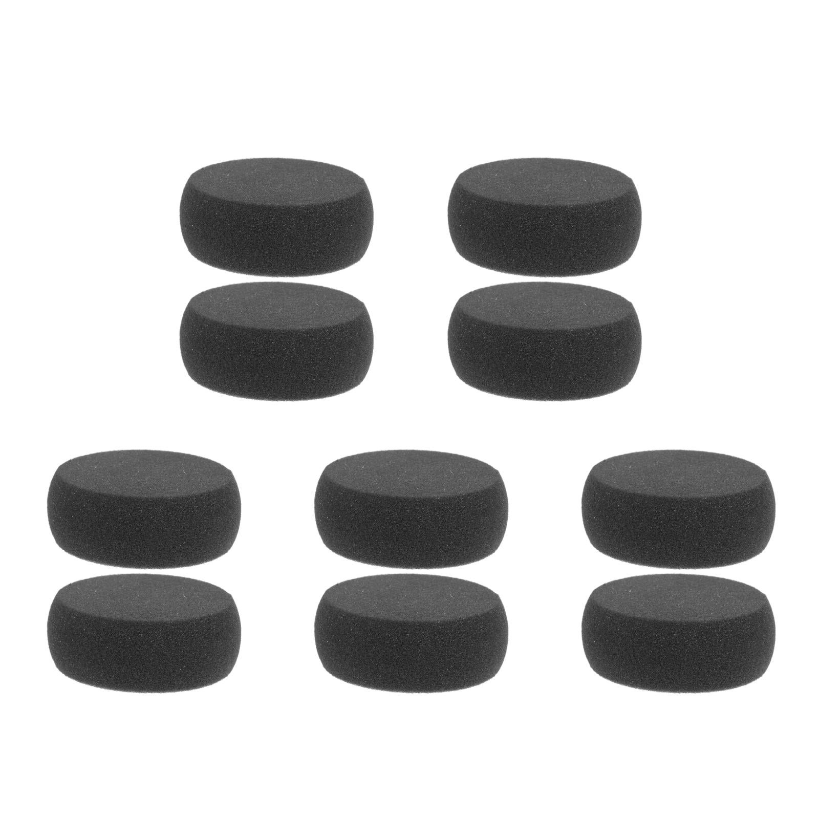 UPGRATOR Round Black Pottery Sponges For Surface Smoothing 10Pcs 3.1In ...