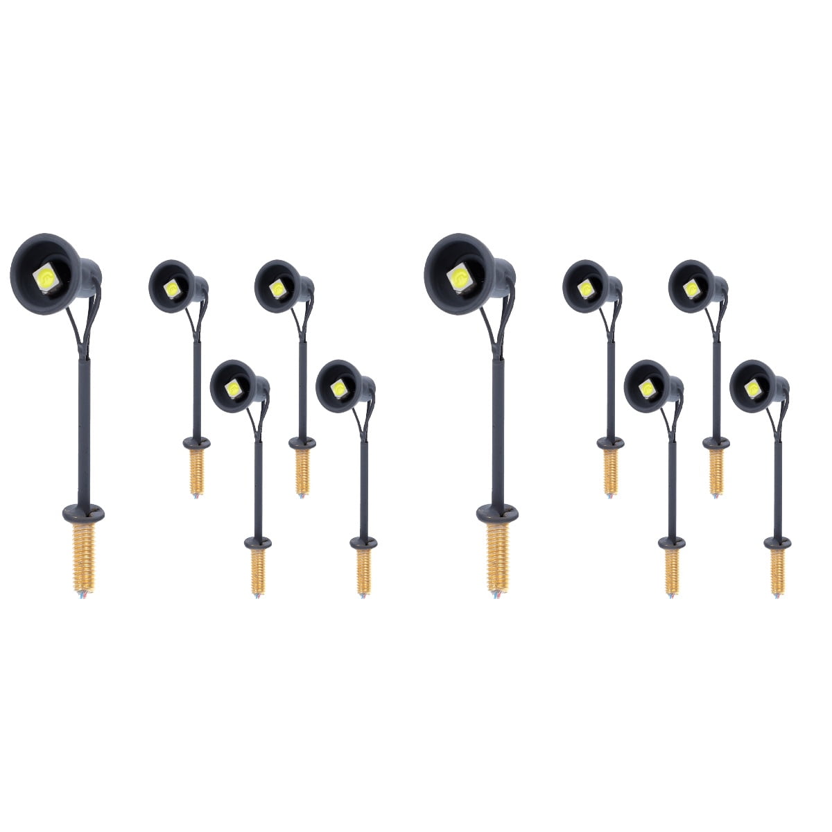 Hemoton 10 pcs Sand Table Spotlights DIY Material Signal Light Model ...