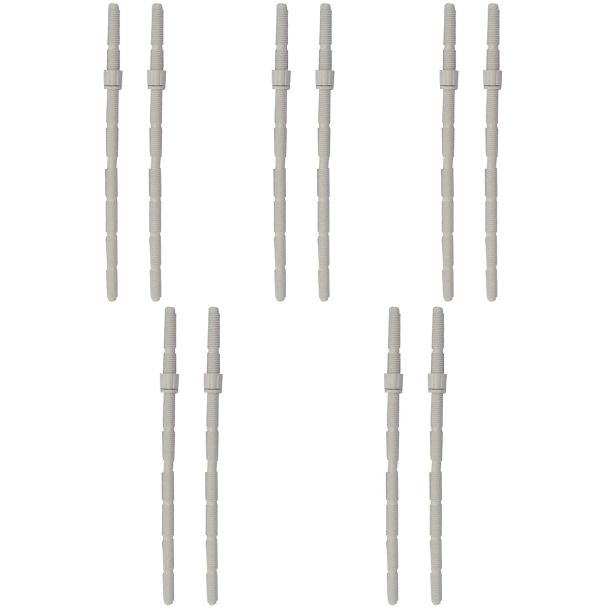 Hemoton 10 pcs Toilet Button Rods Replacement Dual Push Toilet Flush ...