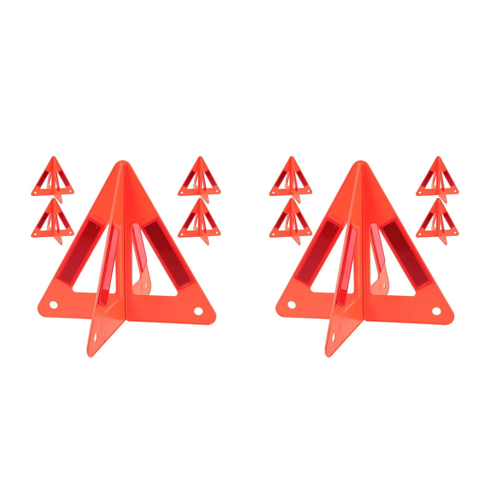 Hemoton 10 pcs Triangle Warning Signs Road Safety Warning Sign Car ...
