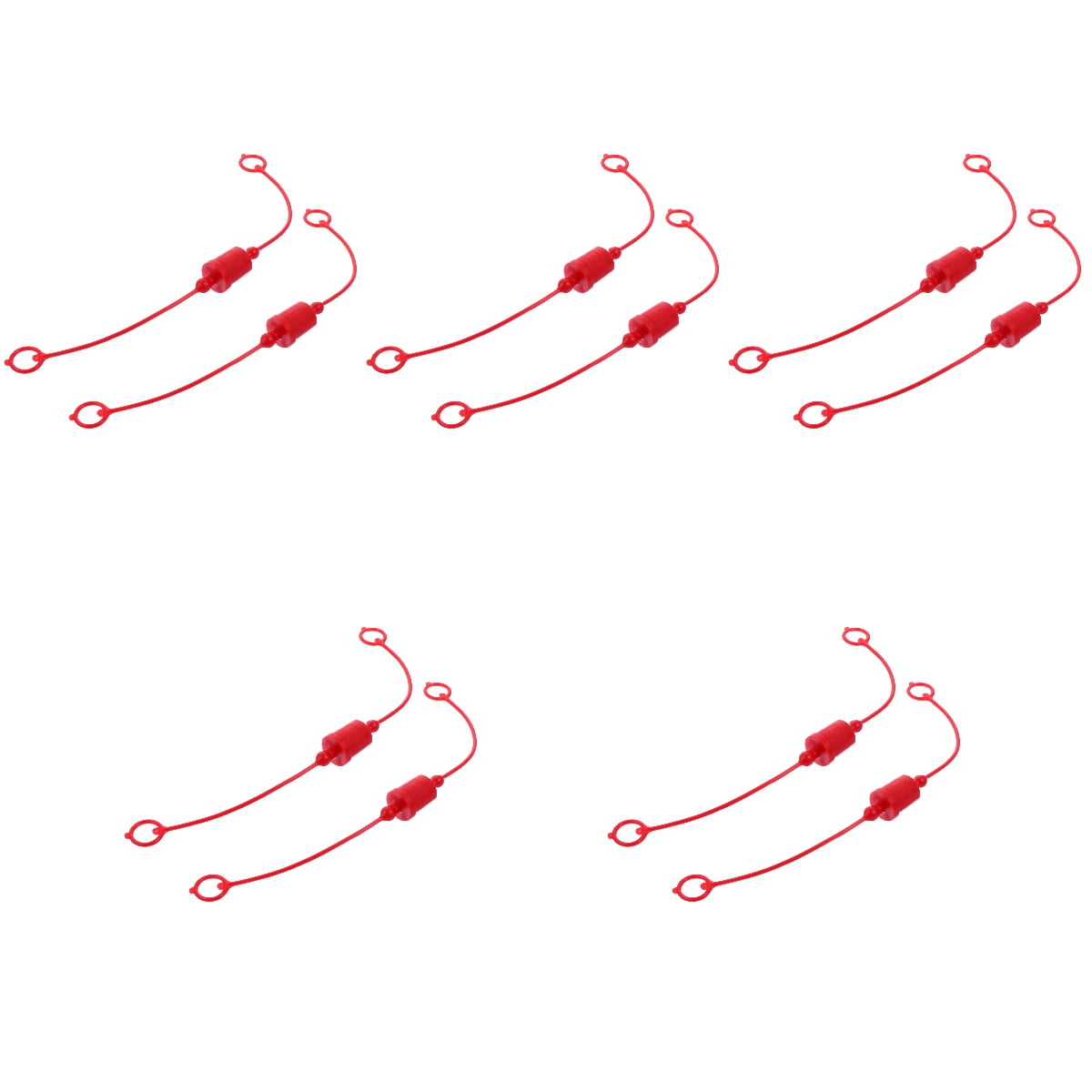 Hemoton 10 sets of Hydraulic Quick Coupling Dust Caps Quick Connector ...