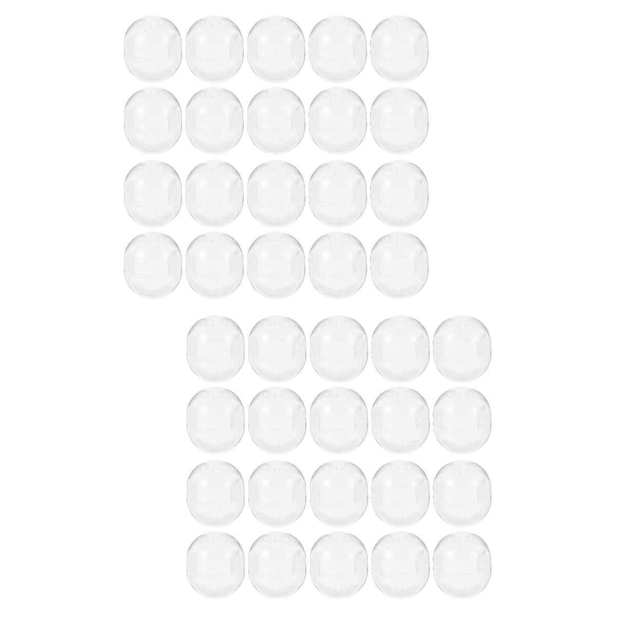 Hemoton 100 Pcs Fillable Capsules Balls Capsules Storage Boxes Empty ...