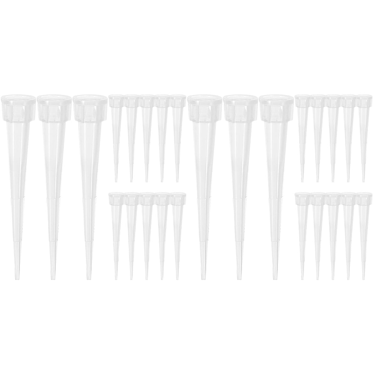 Hemoton 100 Pcs Flower Stems Tube Holder Floral Water Tubes Plastic ...