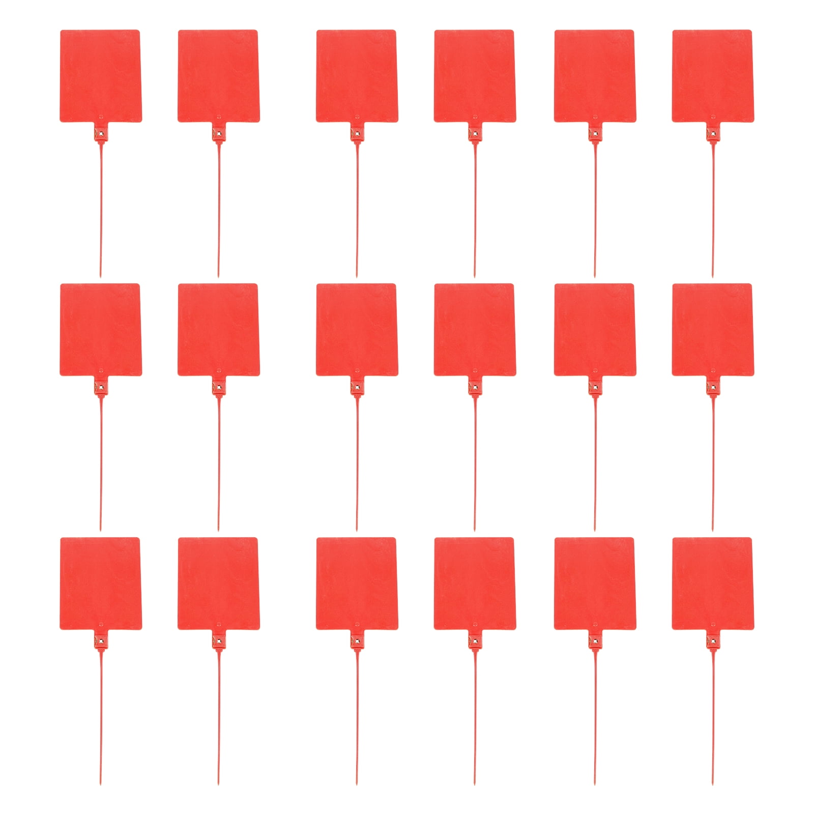 Hemoton 100 Pcs Label Cables Plastic Tags Marker Ties Labeling Tags ...