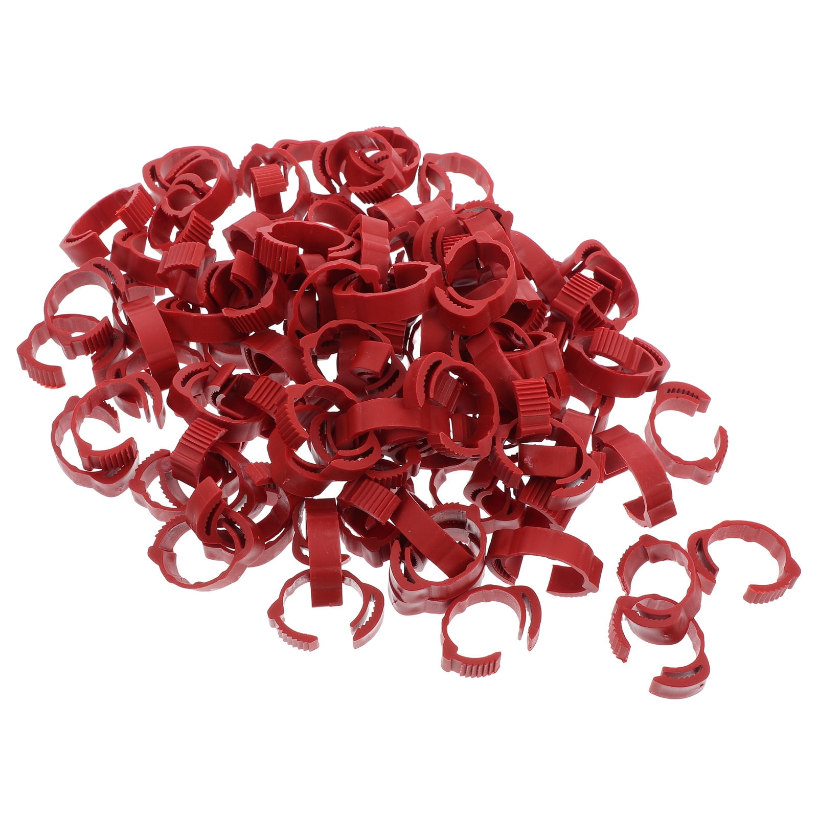 Hemoton 100 Pcs Poultry Leg Rings for Chickens Geese and Pigeons ...