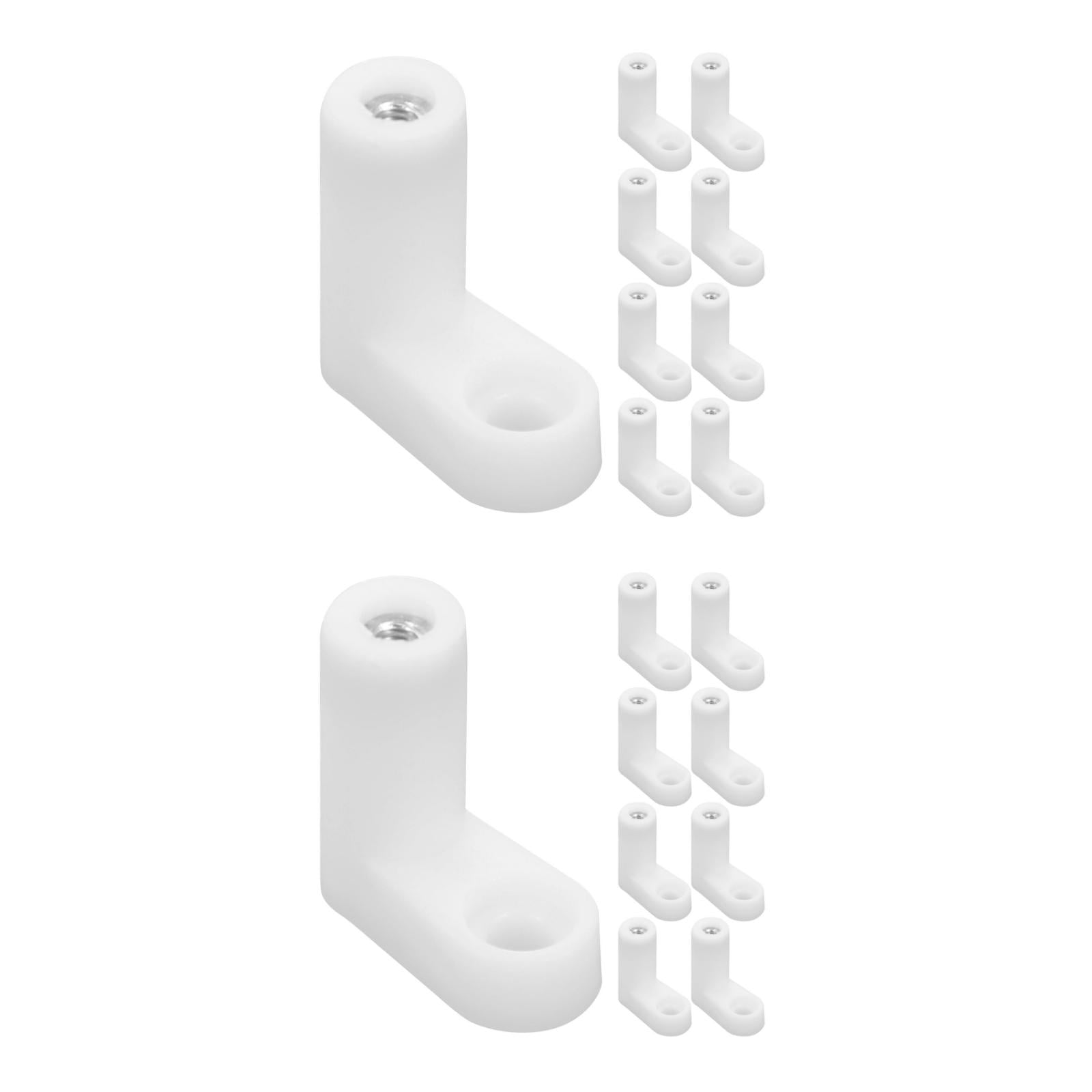 Hemoton 100 Sets Plastic PCB Standoffs With Screws White Insulated ...