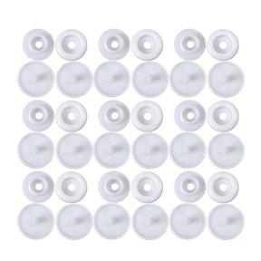1 Bag/15 Set Invisible Small Plastic Snap Buttons Sew-on Snap Buttons ...