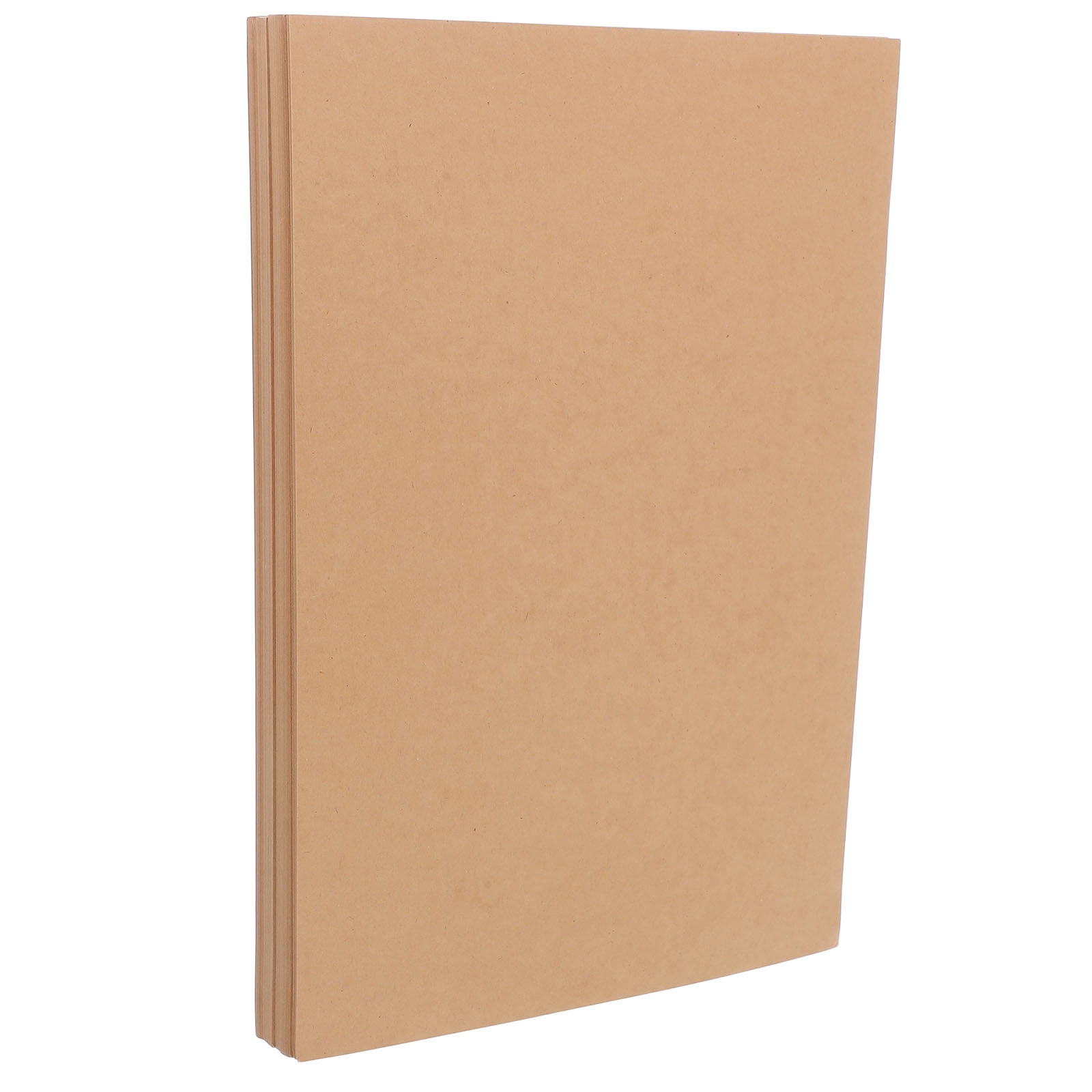 Hemoton 100 Sheets Brown Cardstock Kraft Paper Card Stock Printer Paper ...