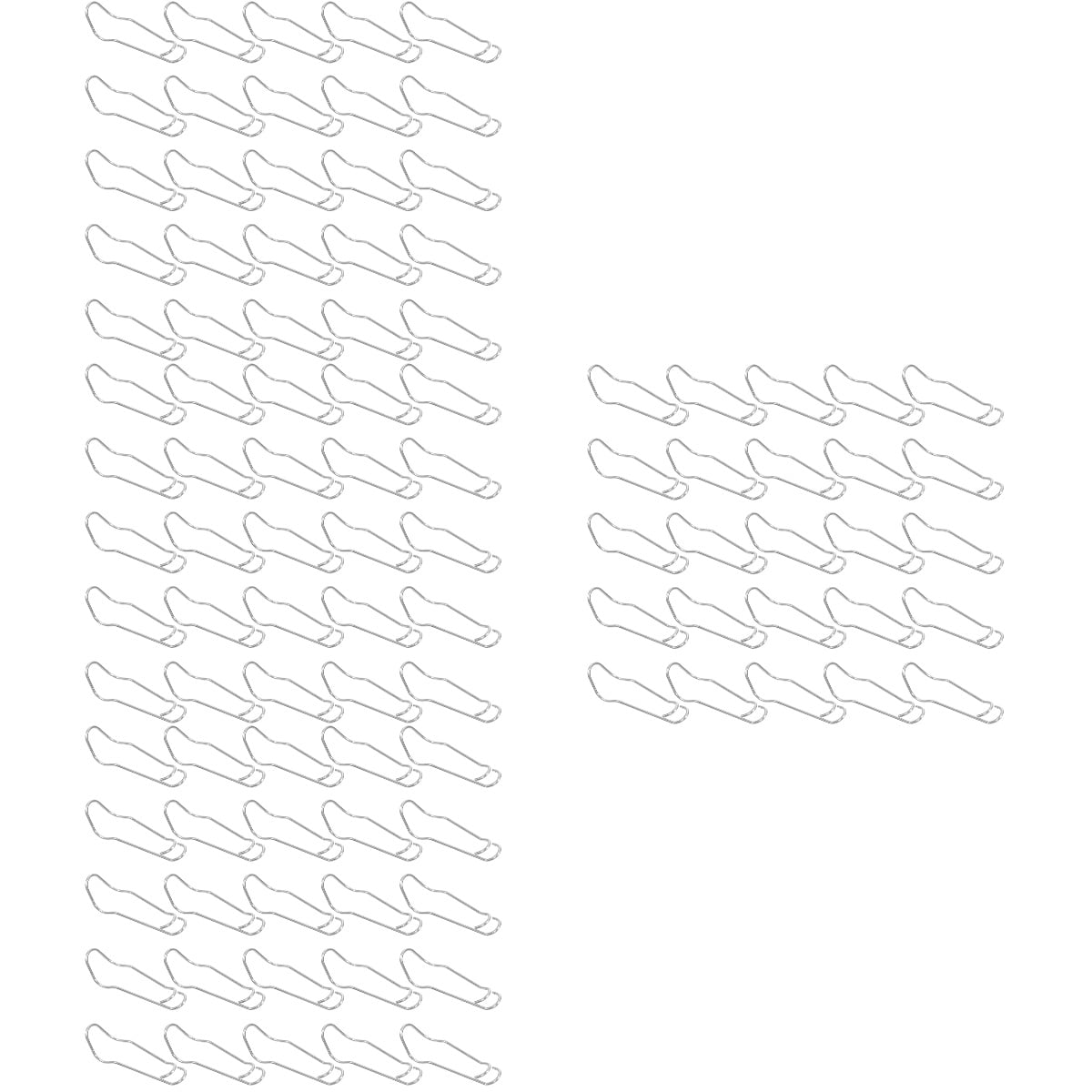 Hemoton 100 pcs Cages Connector Vegetable Trellis Wire Clip Spring ...