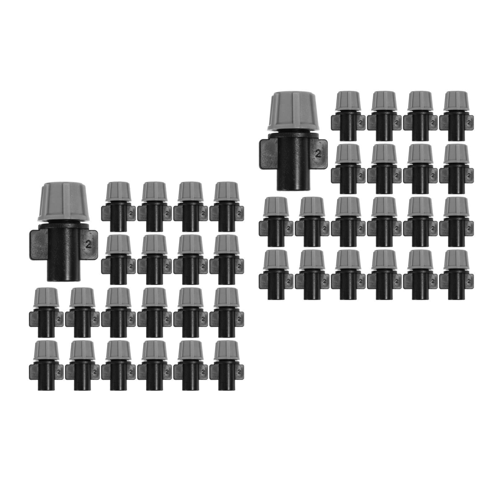 Hemoton 100 pcs Misting Nozzles Plastic Sprinkler Head Drip Irrigation ...