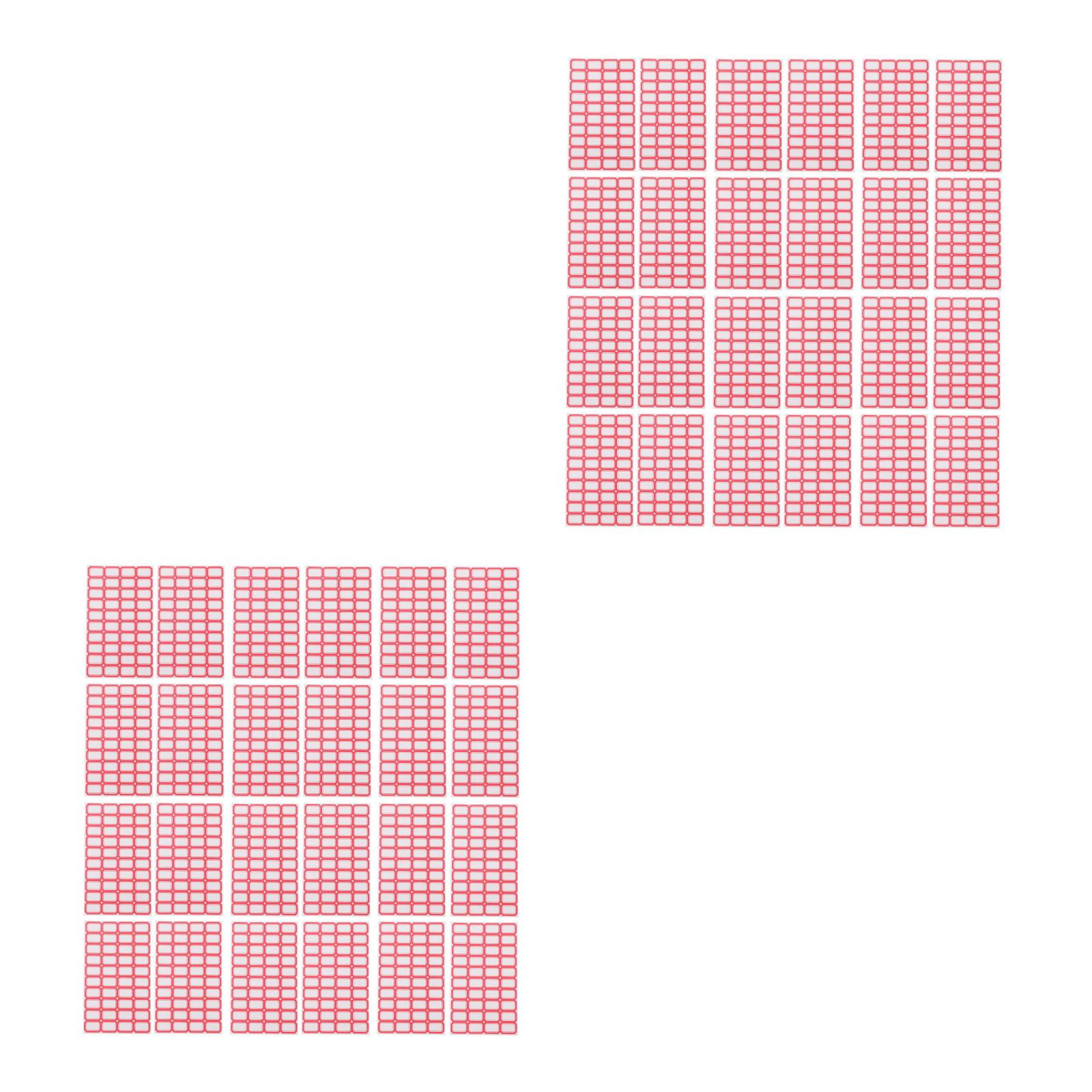 Hemoton 100 sheets of Self-Adhesive Label Stickers Office Supply ...