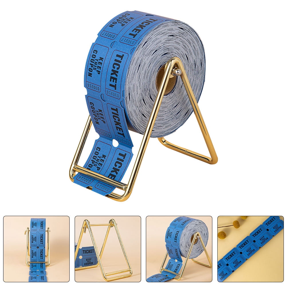 Hemoton 1000pcs Double Roll Raffle Tickets Carnival Props Ideal For ...