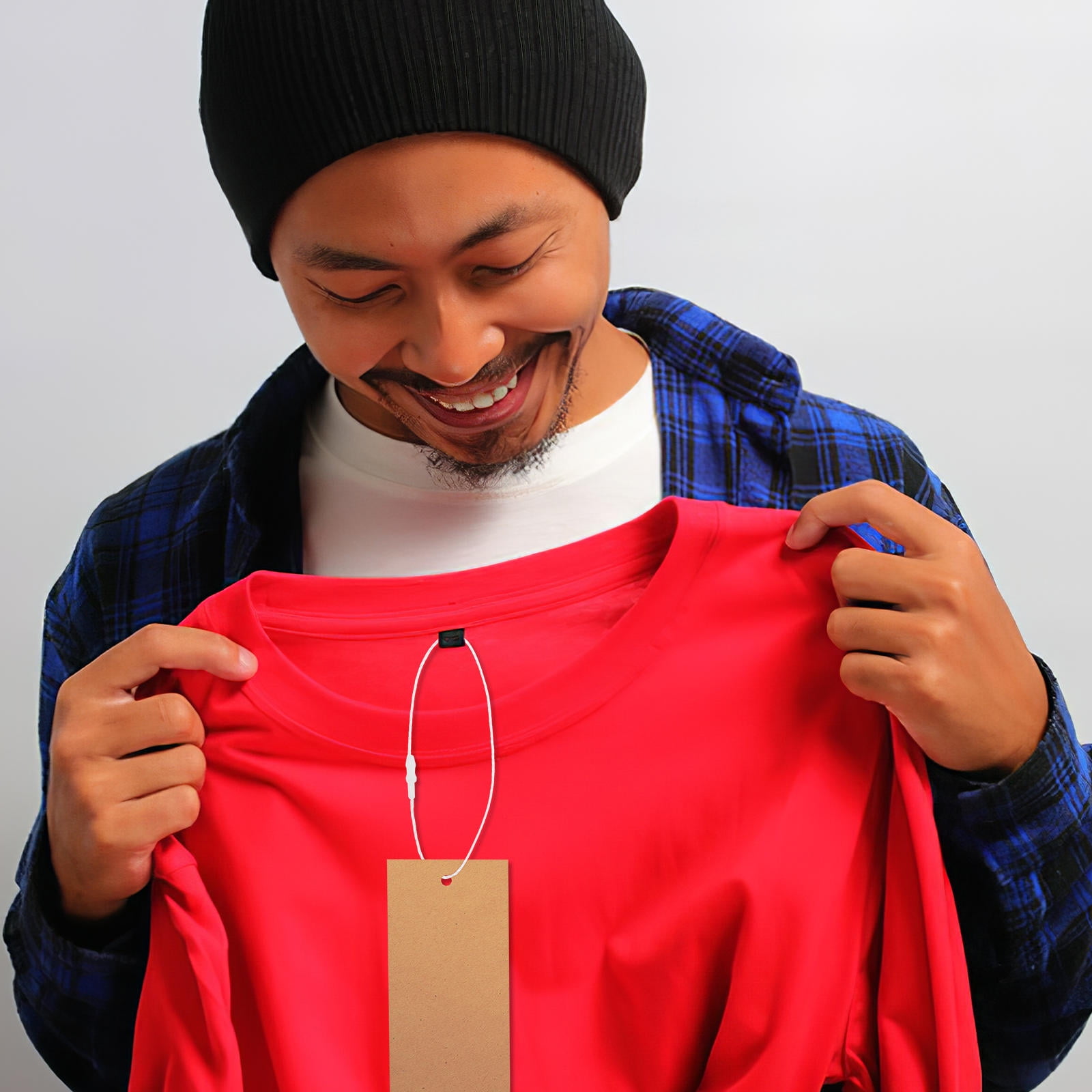 Hemoton 1000pcs Efficient Hang Tag Strings For Clothing Tag Ties Hang ...