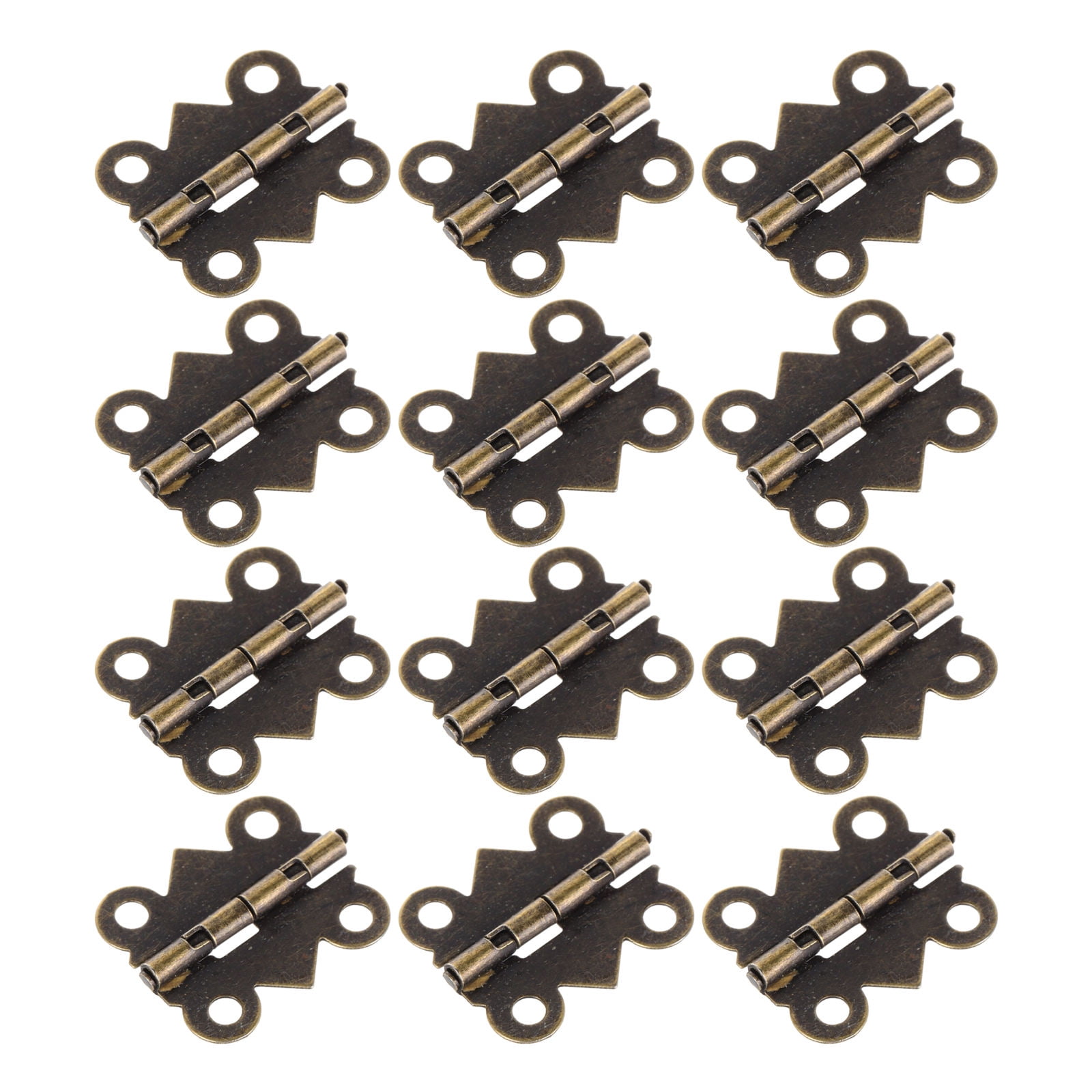 Hemoton 100Pcs Miniature Small Hinge Doll House Hinges Miniature Metal ...