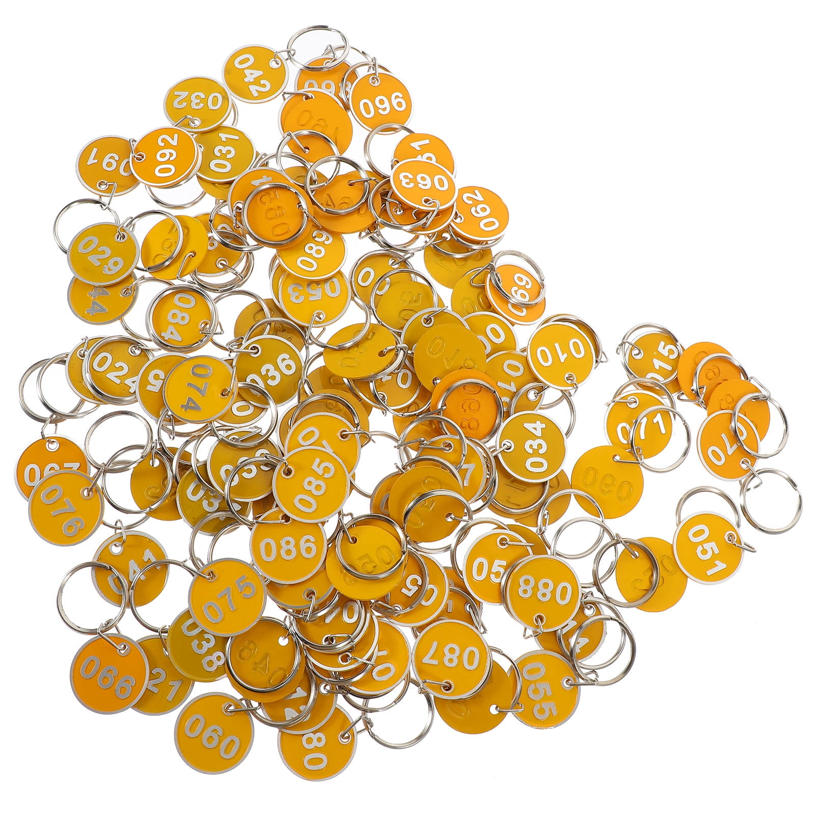 Hemoton 100 Pieces Multipurpose Numbered Key Tags with for Swimming ...