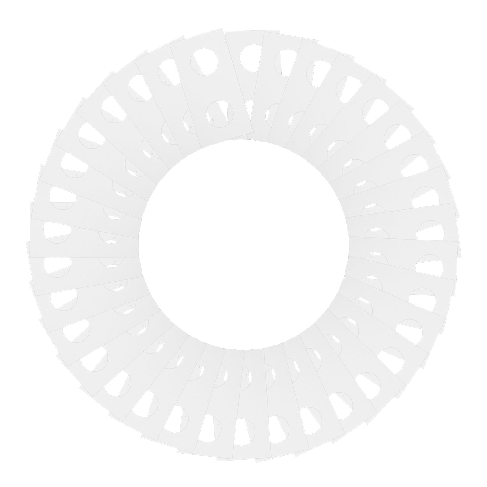 Hemoton 100Pcs Paper Coin Flips Paper Coin Collecting Paper Holders ...