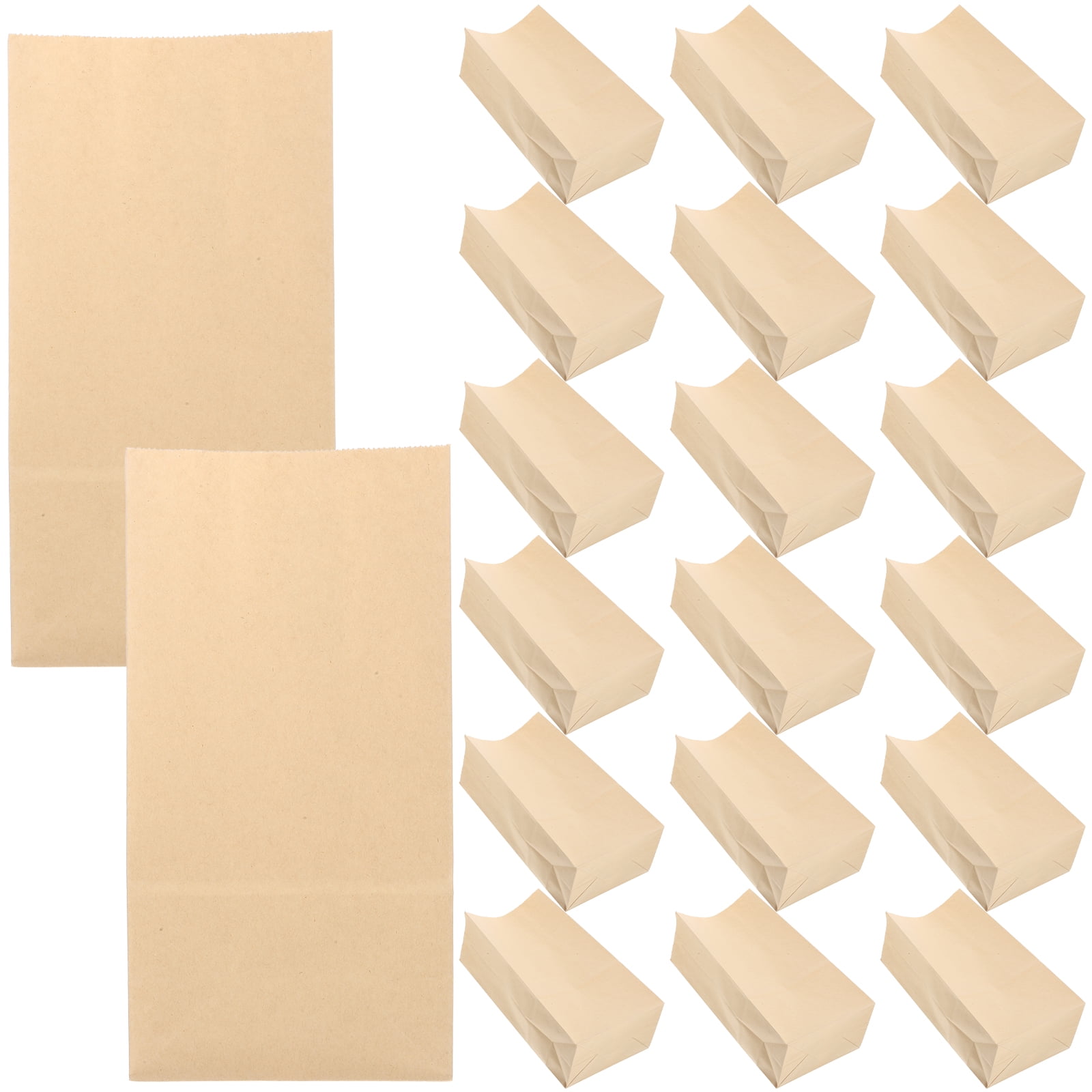 Hemoton Brown Paper Lunch Bags for Packing Crafted from Paper with ...
