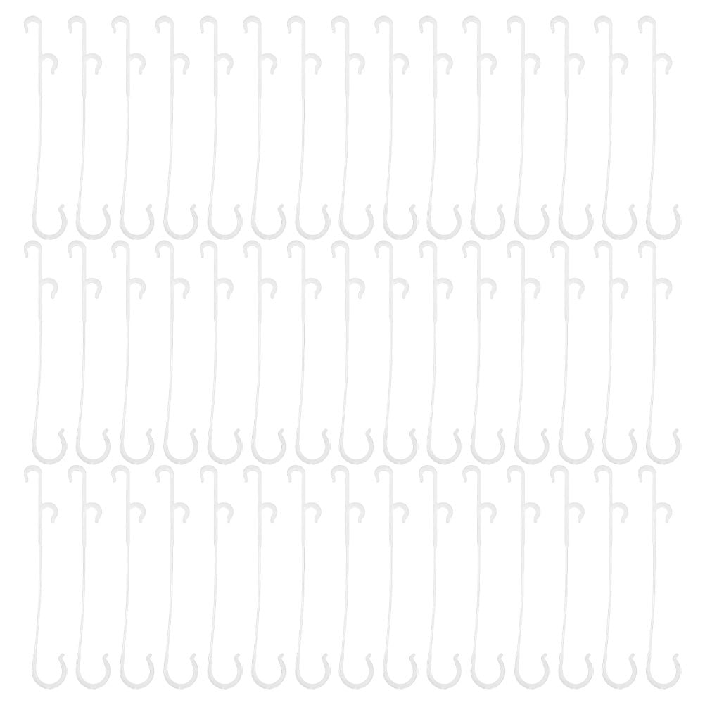 HEMOTON OUNONA 100pcs Bending Clips for Climbing Plants Grape Plastic ...