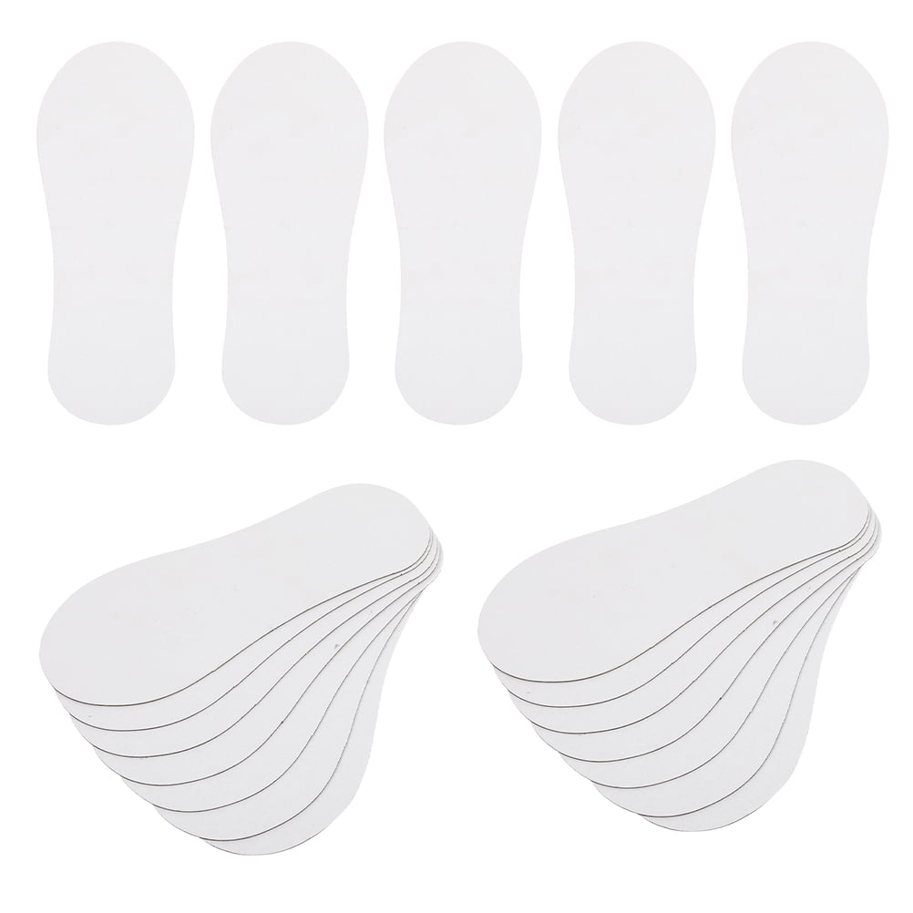 Hemoton 100pcs Cardboard Sock Display Cards White Sock Packaging ...