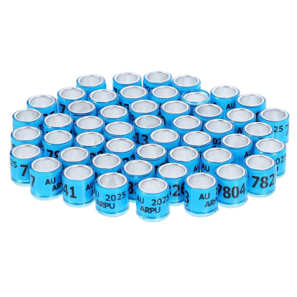 Hemoton 100pcs Chicken Birds Leg Rings Quail Leg Bands Numbered Chicken ...