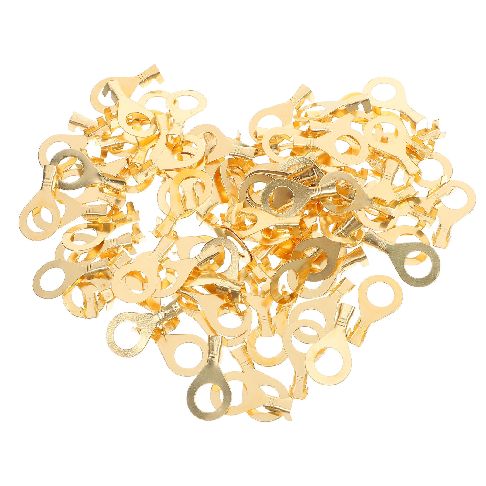 Hemoton 100pcs Copper Wire Lugs and Battery Terminal Connectors Kit for ...