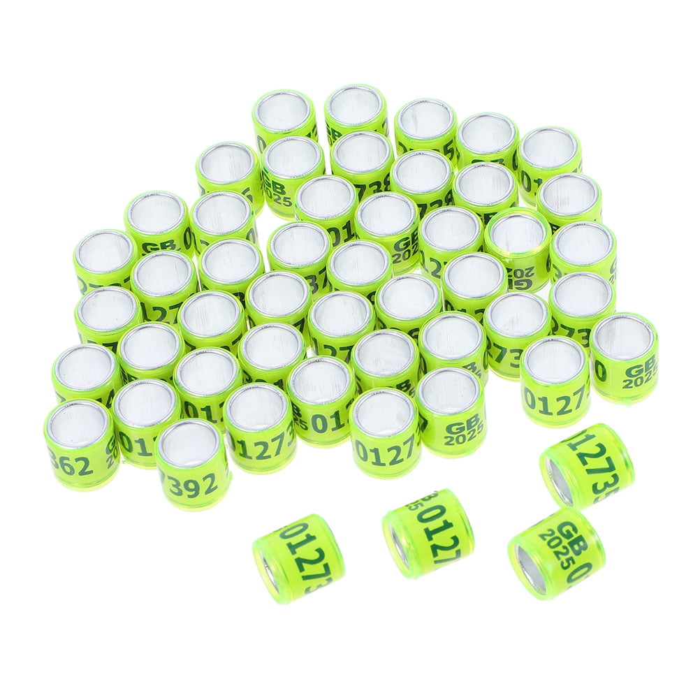 Hemoton 100pcs Countries Pigeon Leg Ring Pigeon Distinguish Marker ...