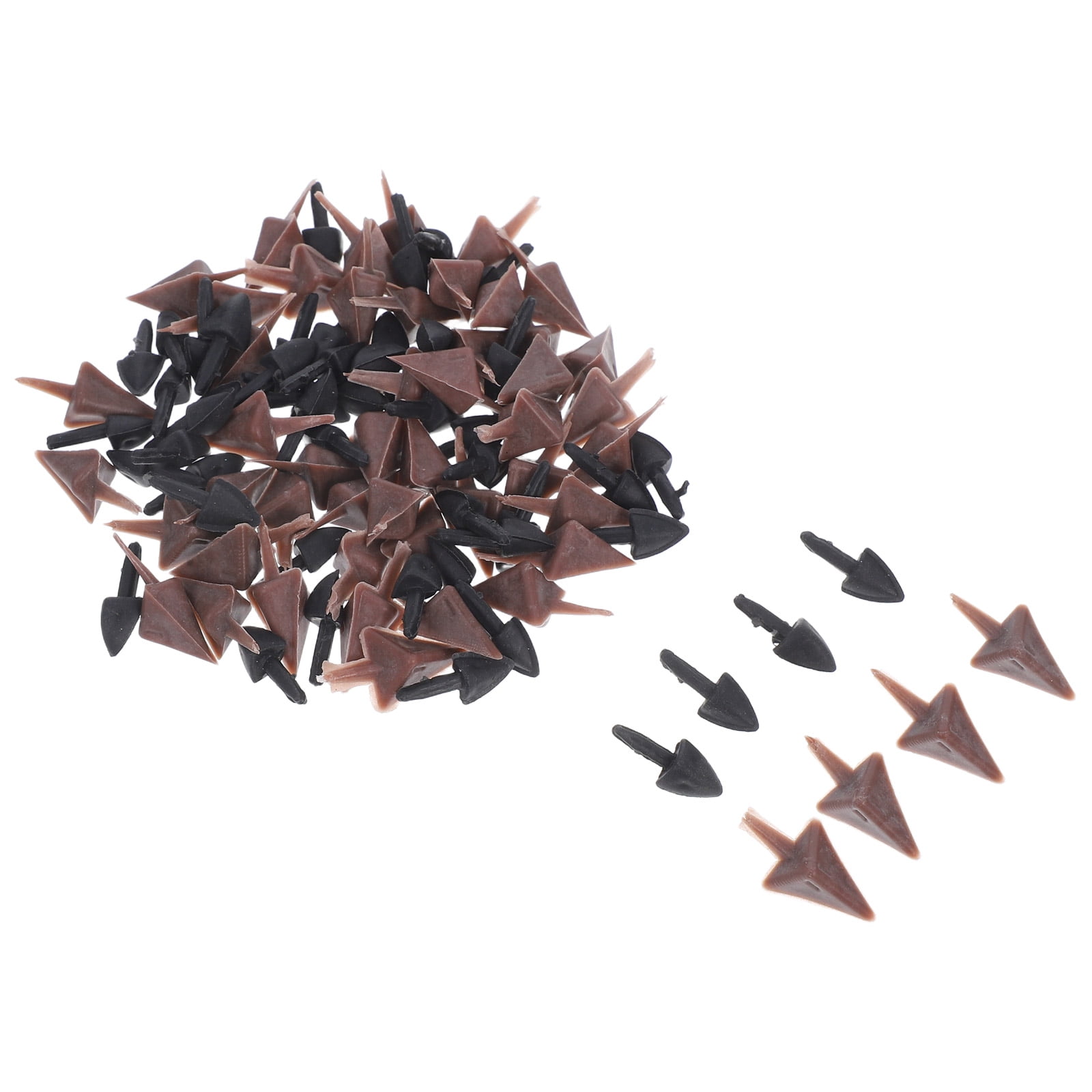 Hemoton 100pcs Diy Chicken Mouth Set Crafting Fake Chicken Beaks ...