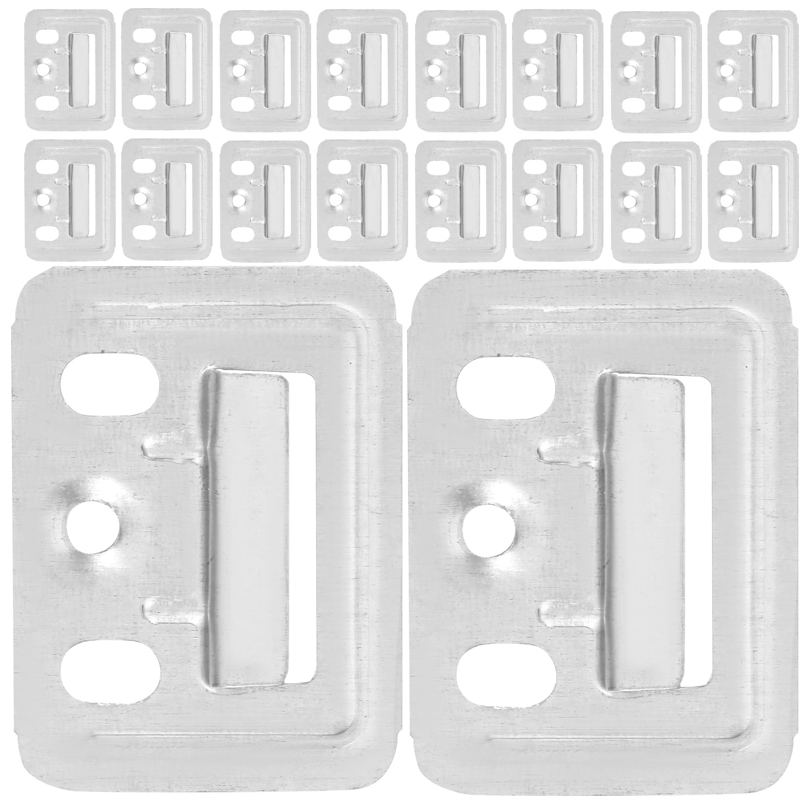 Hemoton 100pcs Metal Wall Panel Clips for Integrated Wall Panel ...