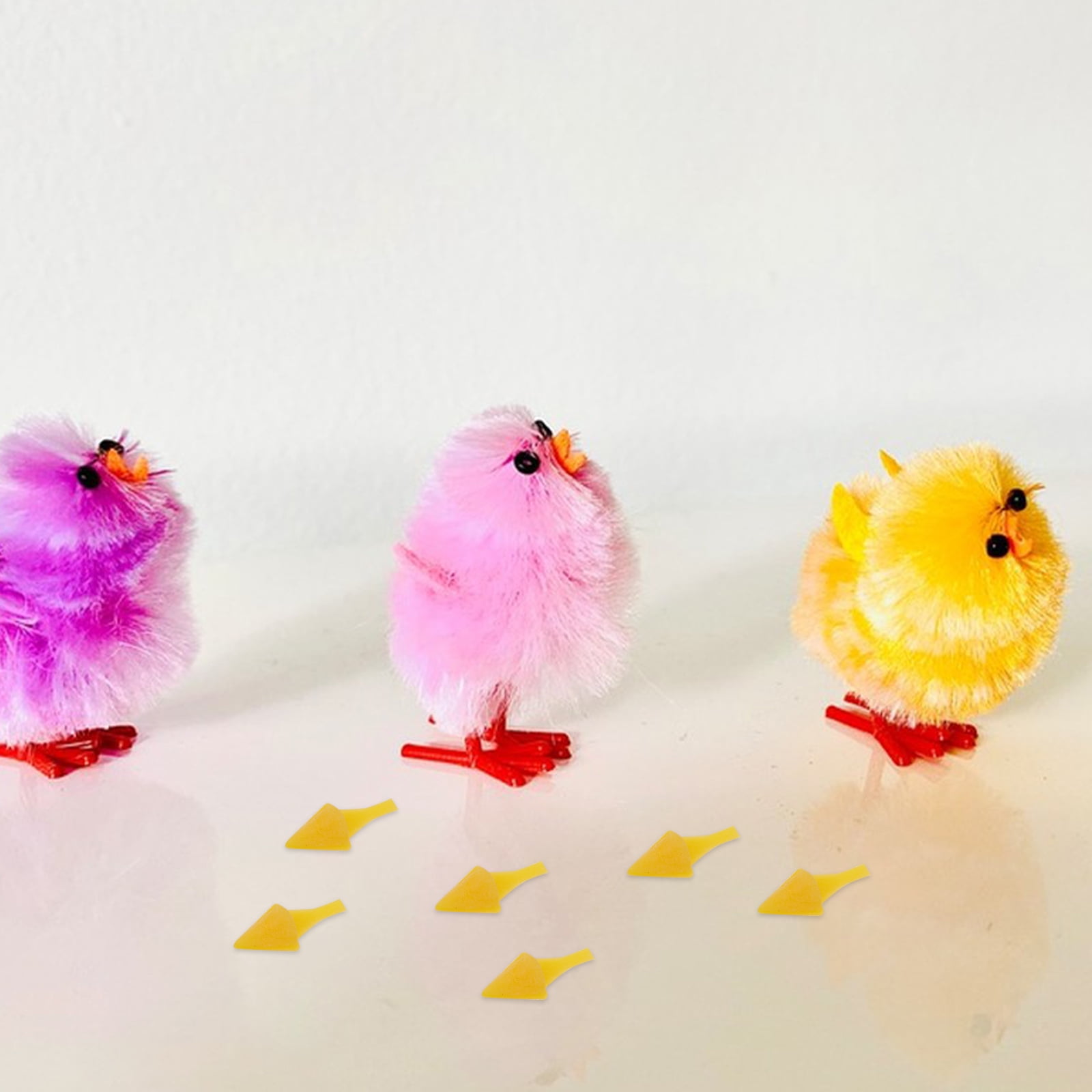 Hemoton 100pcs Plastic Chicken Duck Beak DIY Craft Plastic Duck Mouth ...