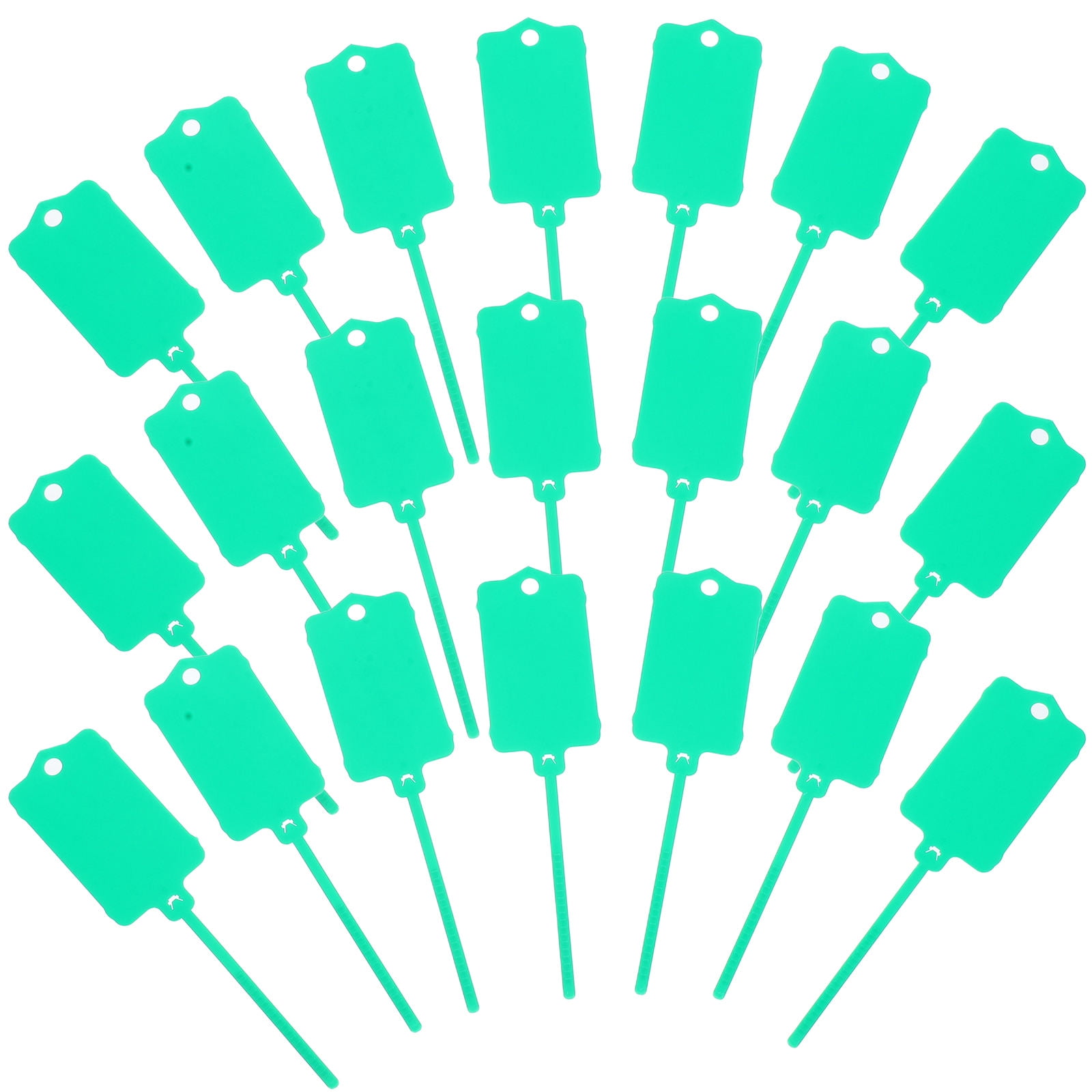 Hemoton 100pcs Plastic Tags Shipping Tags Water Proof Tags for Labeling ...
