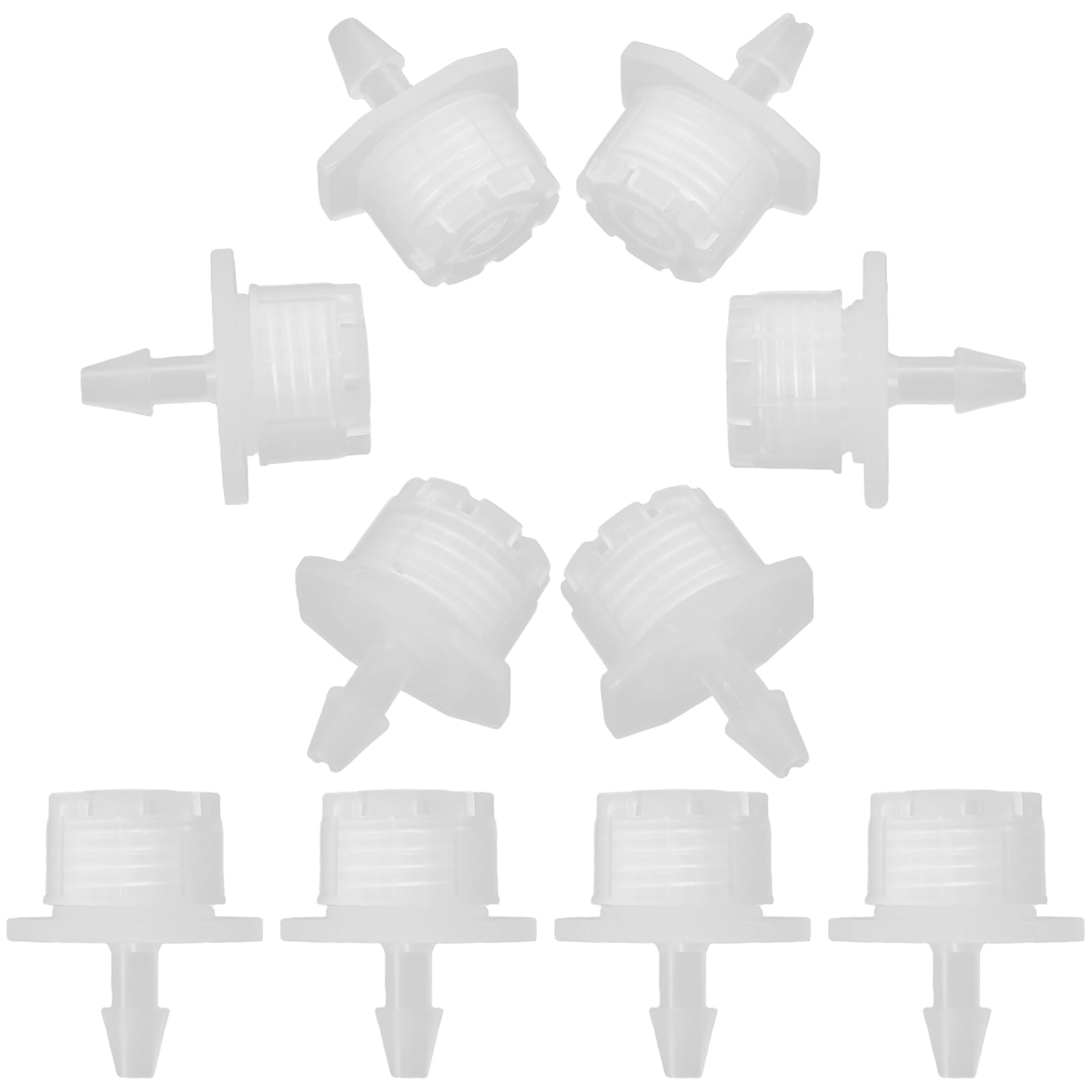 Hemoton 100pcs Precision Water Emitters Garden Drip Irrigation Emitters ...