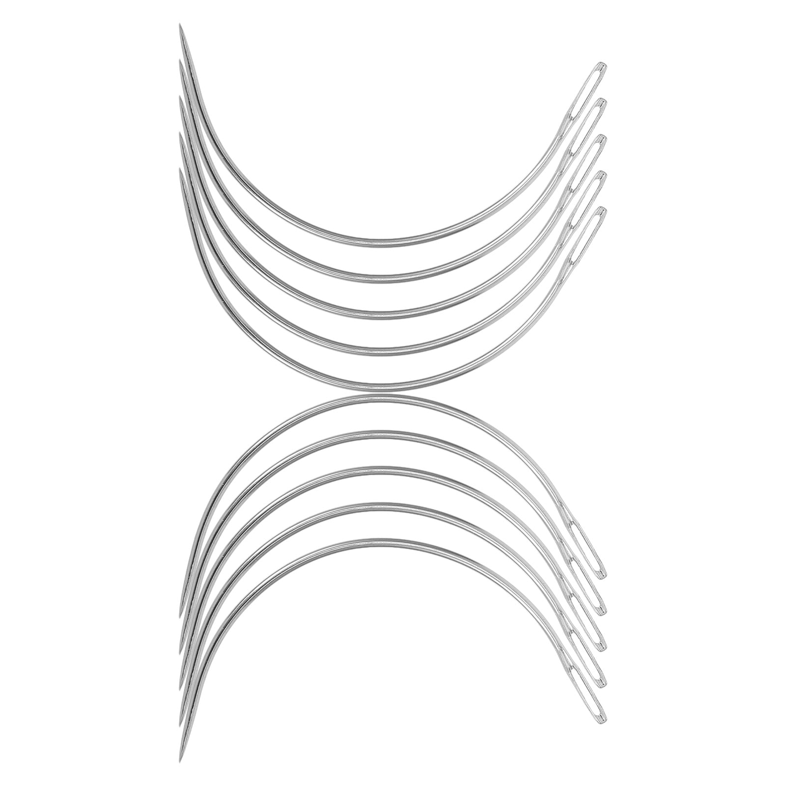 Hemoton 100pcs Professional Upholstery Needle Curved Needles Curved Upholstery Needles Hand ...