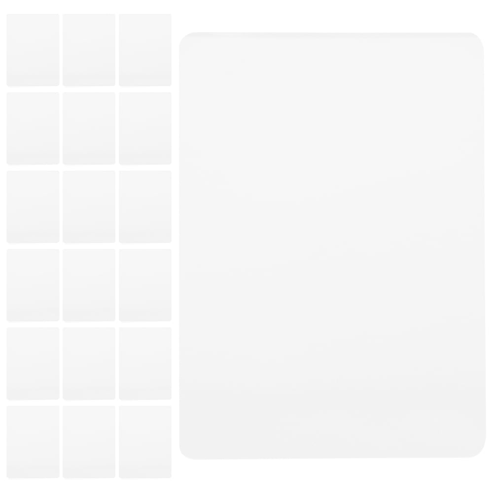 Hemoton 100pcs Self-Adhesive Laminating Sheets Peel and Stick Plastic ...