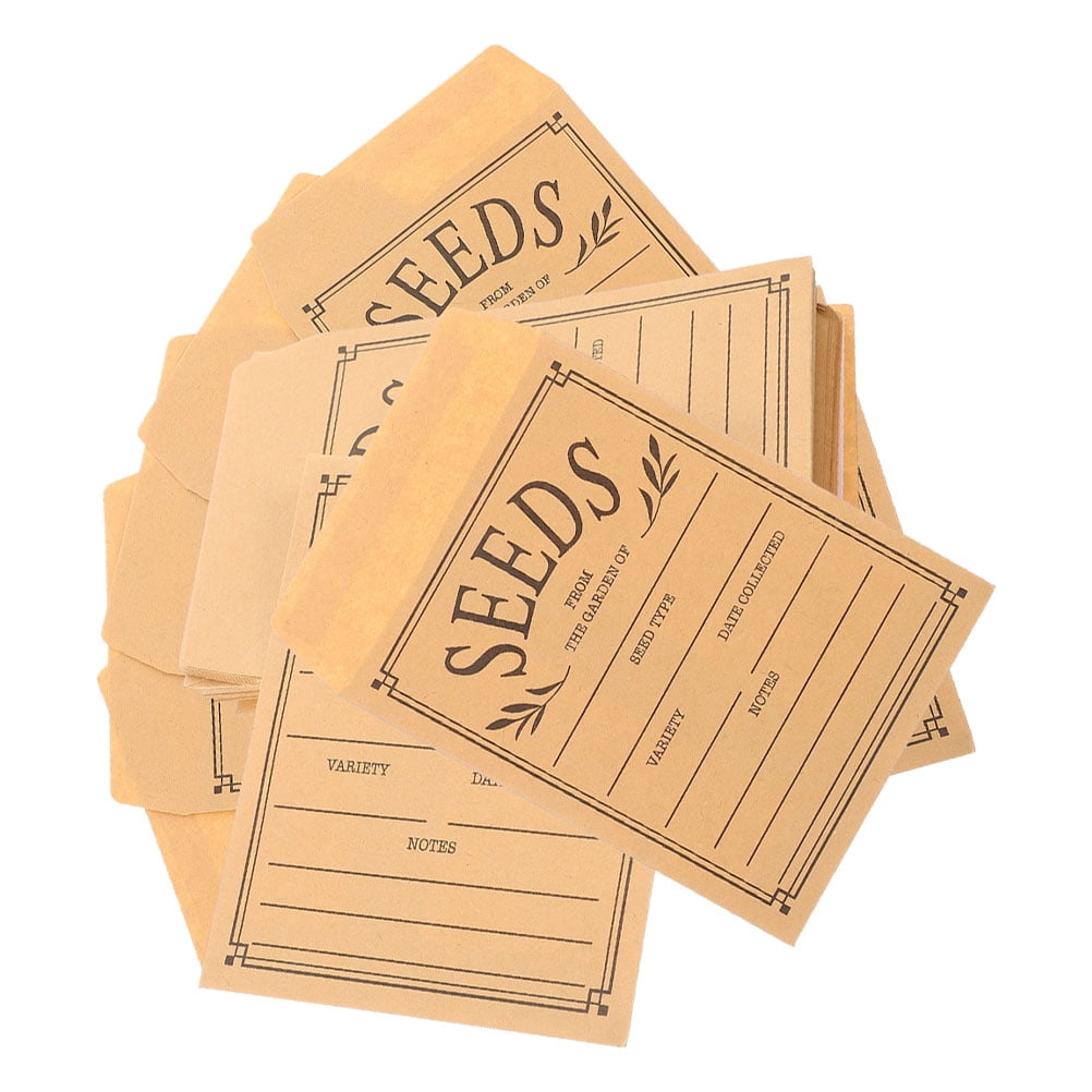 Hemoton 100pcs Small Envelopes Reusable Self-Sealing Paper Packets for ...
