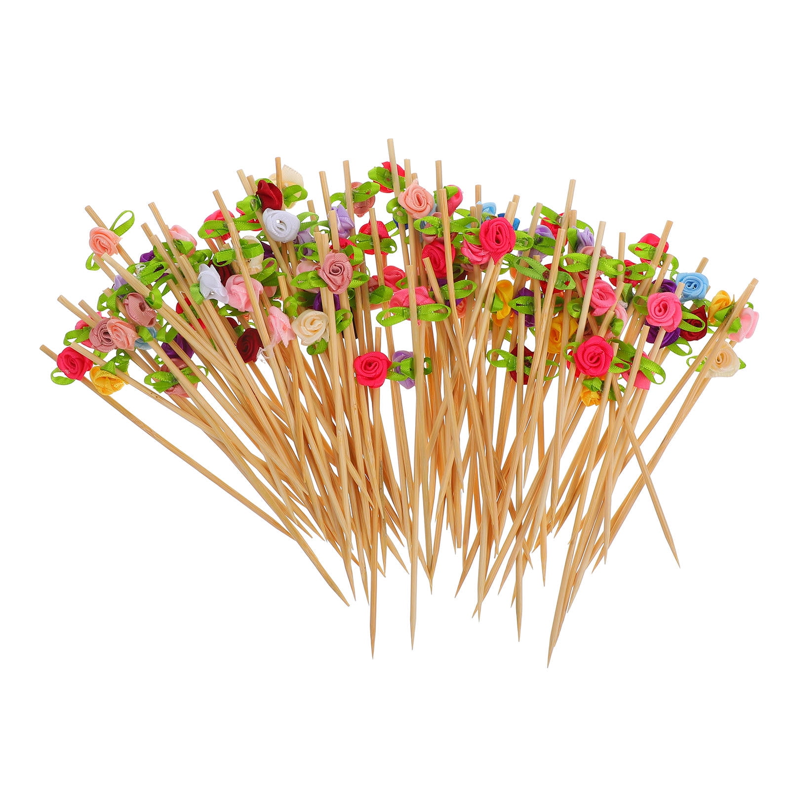 Hemoton 100pcs Tea Party Toothpicks For Appetizers Sandwich Birthday ...
