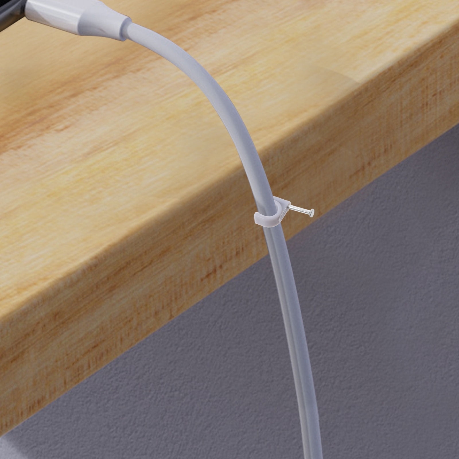 Hemoton 100pcs Wire Staple Ethernet Cable Clip Wire Holder Nail In ...