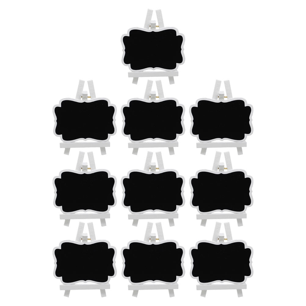 Hemoton 10PCS Chalkboard Sign Small Chalkboard Signs with Easel Stand ...