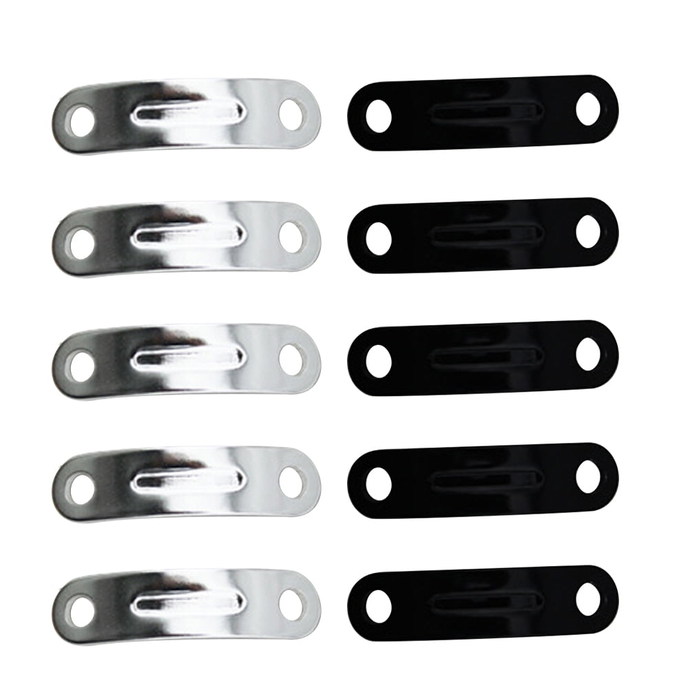 Hemoton 10PCS Mini Arc-shaped 2-hole Tent Rope Buckle Sky Curtain Wind ...