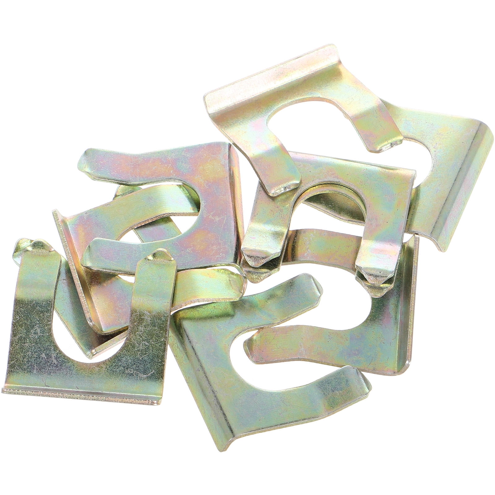 HEMOTON 10PCS Iron U Clip Clamp for Brake Line Retention in Cars Trucks ...