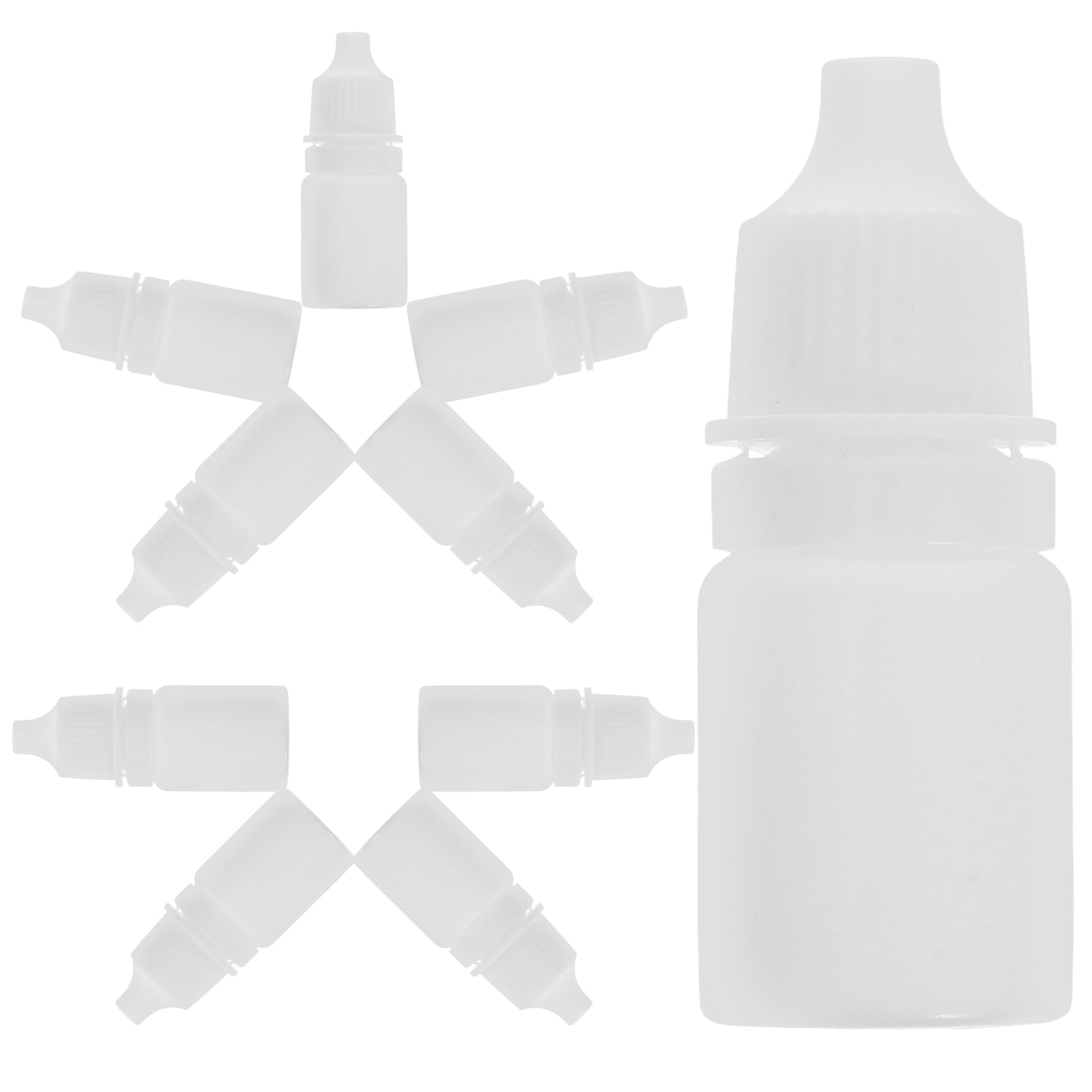 HEMOTON Reusable Dropper Bottle for Storage Use Made of Plastic White ...