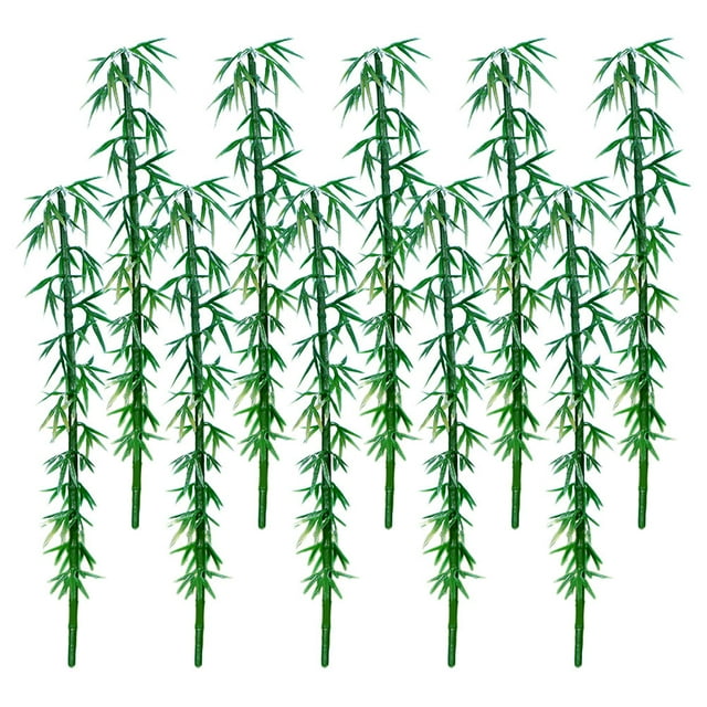 Hemoton 10Pcs Miniature Bamboo Trees Bamboo Trees Model Micro Landscape ...