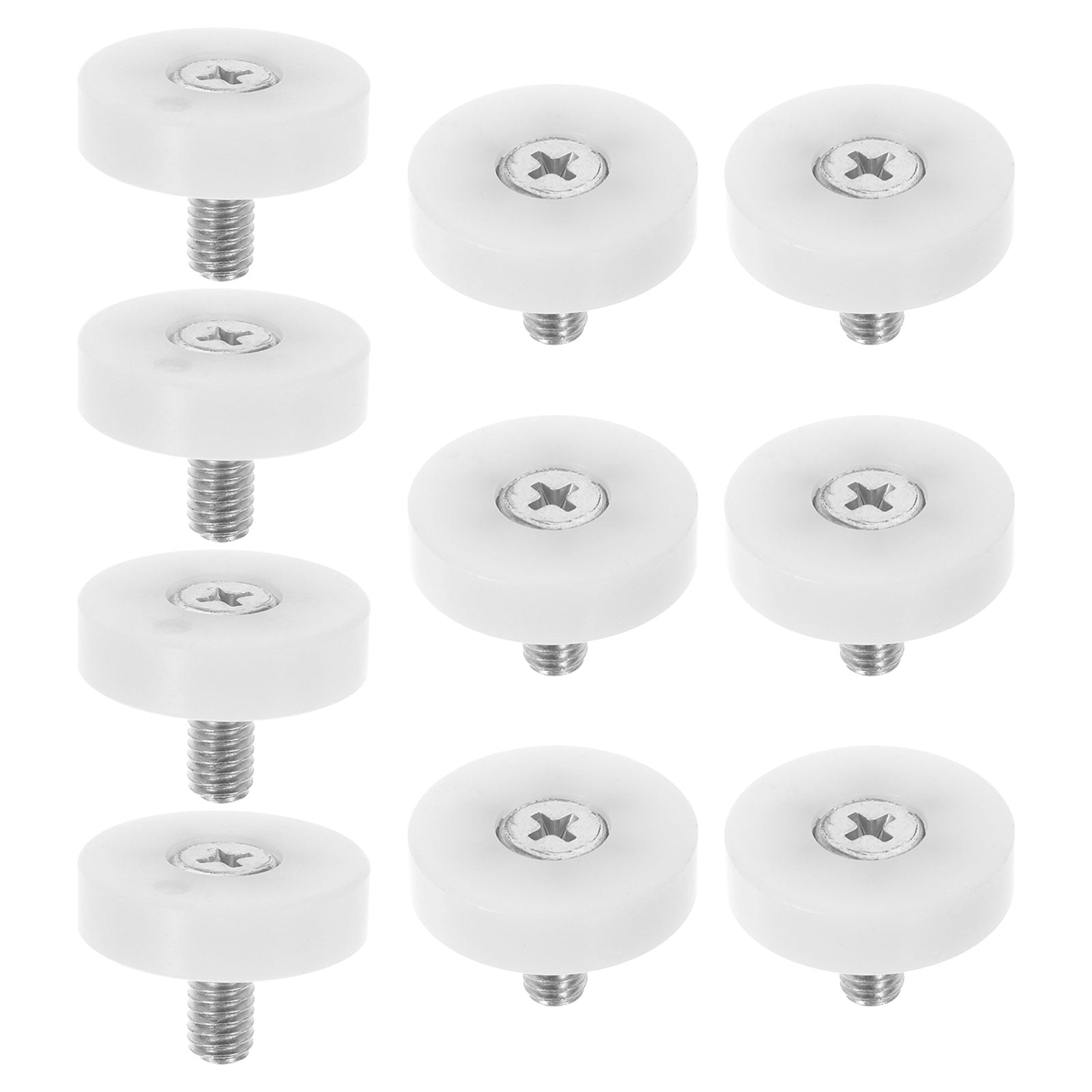 Hemoton 10pcs 25MM Drawer Track Roller Sliding Drawer Hardware ...