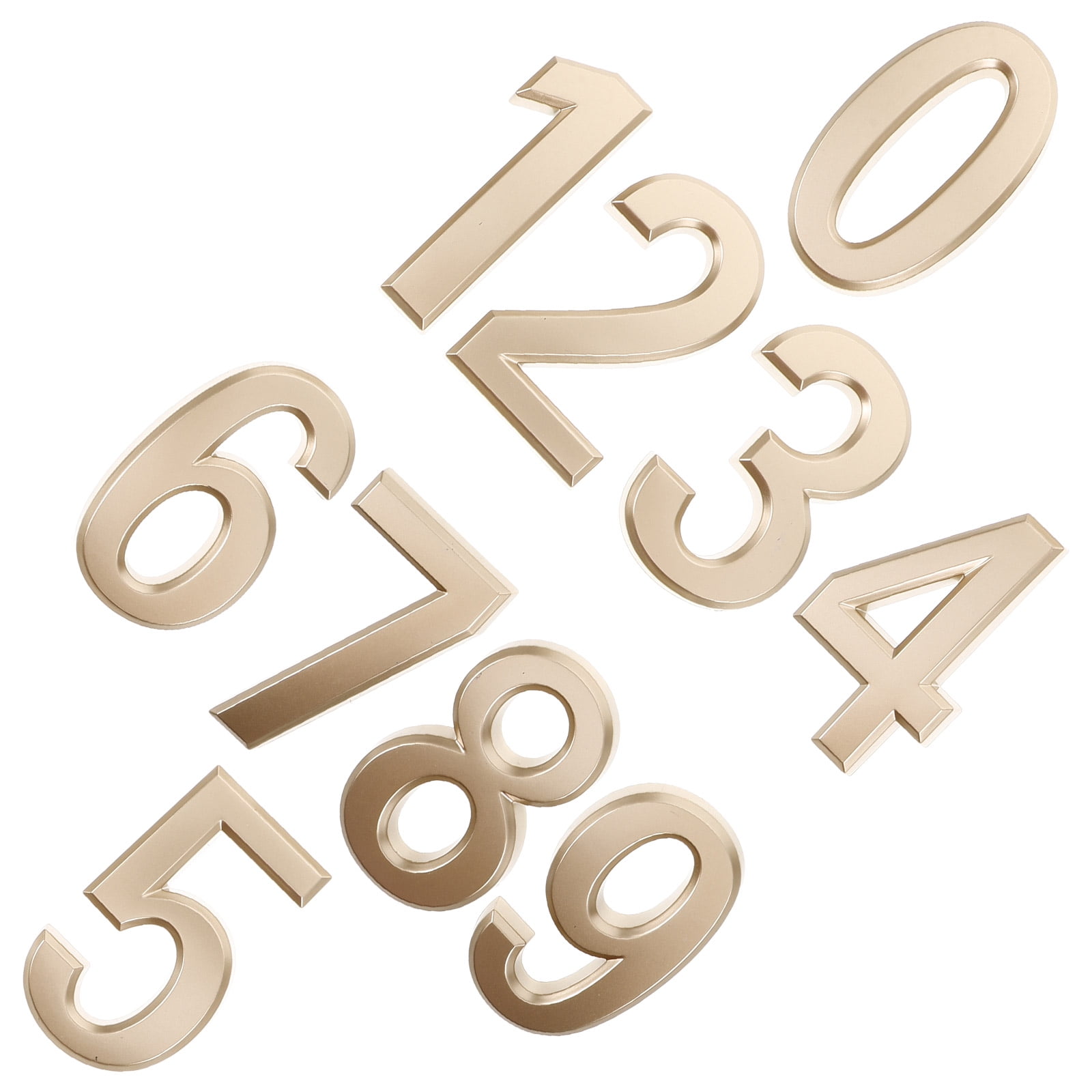 Hemoton 10pcs 3d Mailbox Numbers House Numbers 0-9 Door Numbers ...